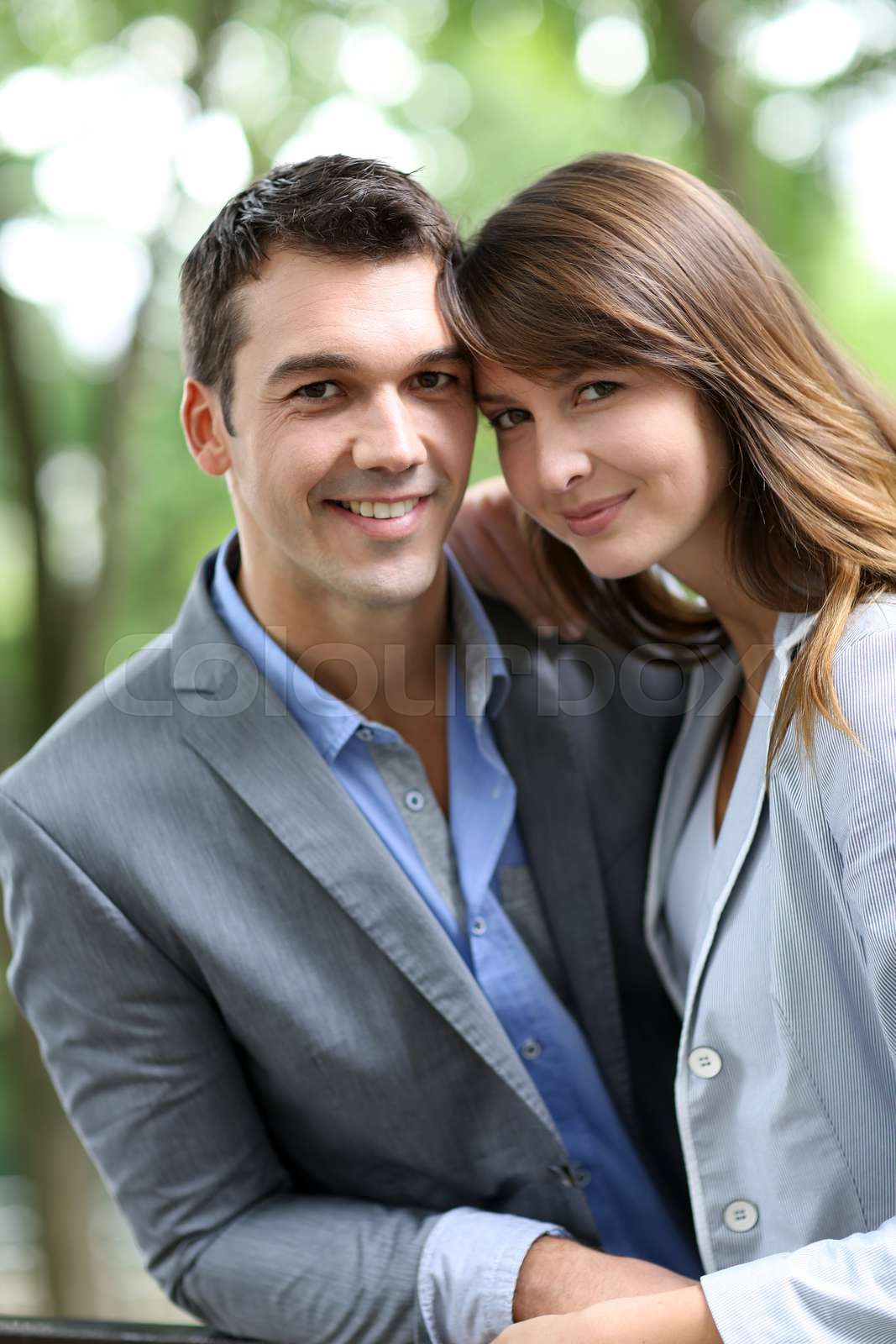 couple, man, 30s | Stock image | Colourbox