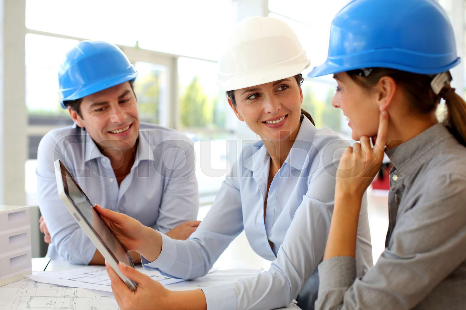 adults, architect, training | Stock image | Colourbox