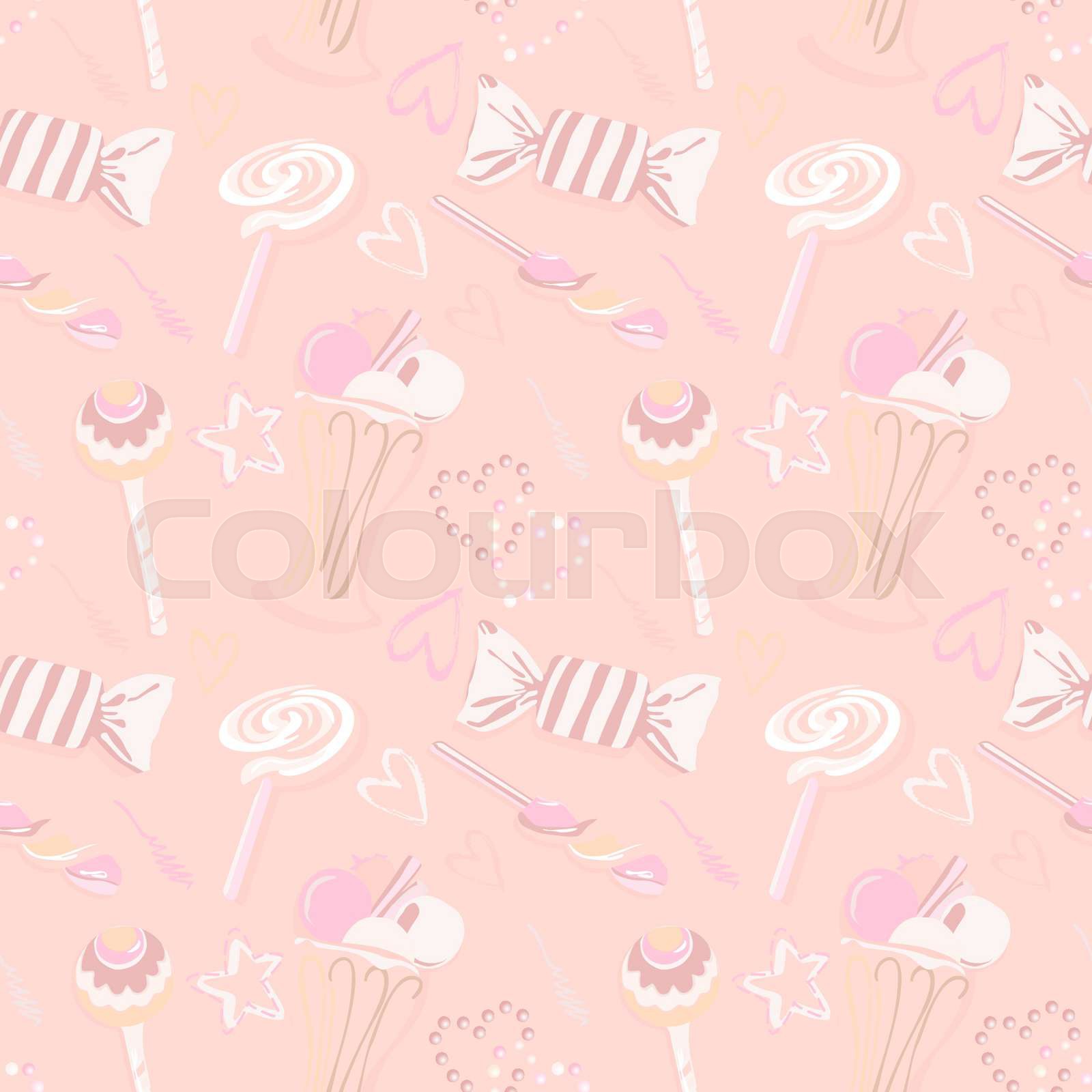 Sweet seamless pattern | Stock vector | Colourbox