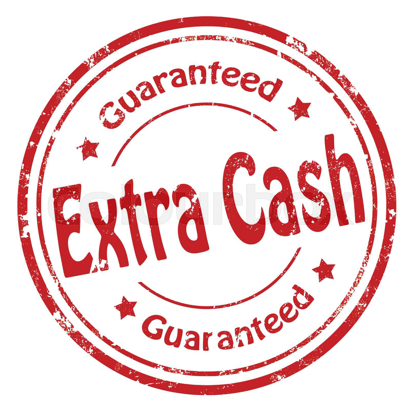 Extra Cash-stamp | Stock vector | Colourbox