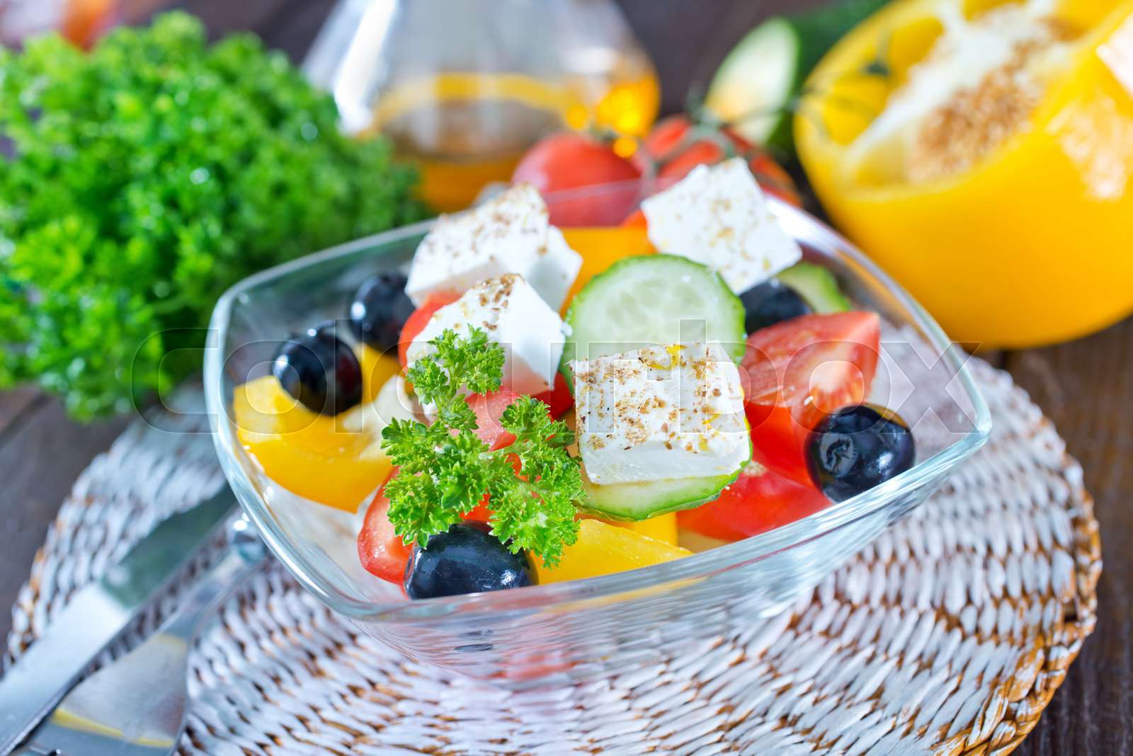 salad | Stock image | Colourbox