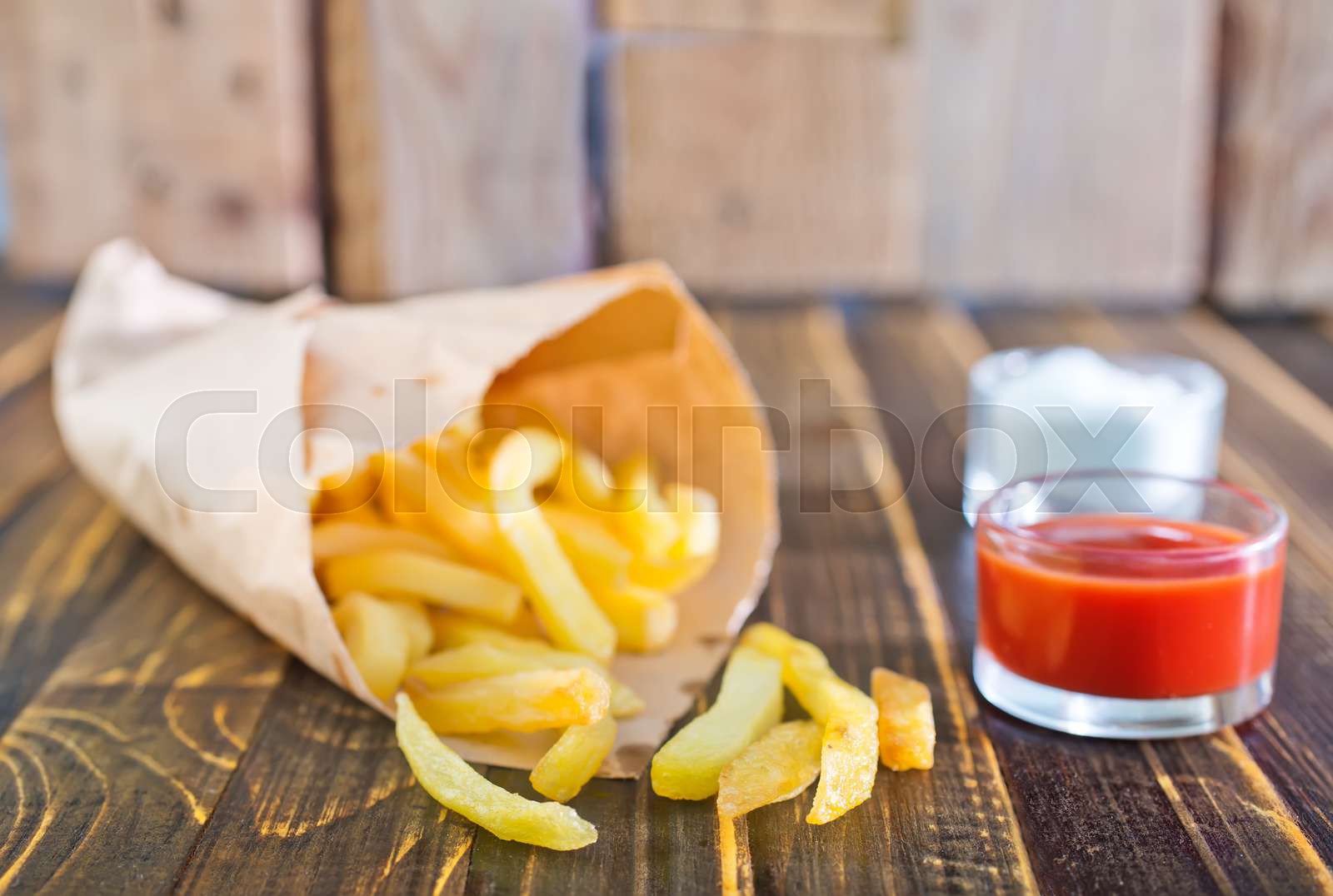 Potatoes fries | Stock image | Colourbox