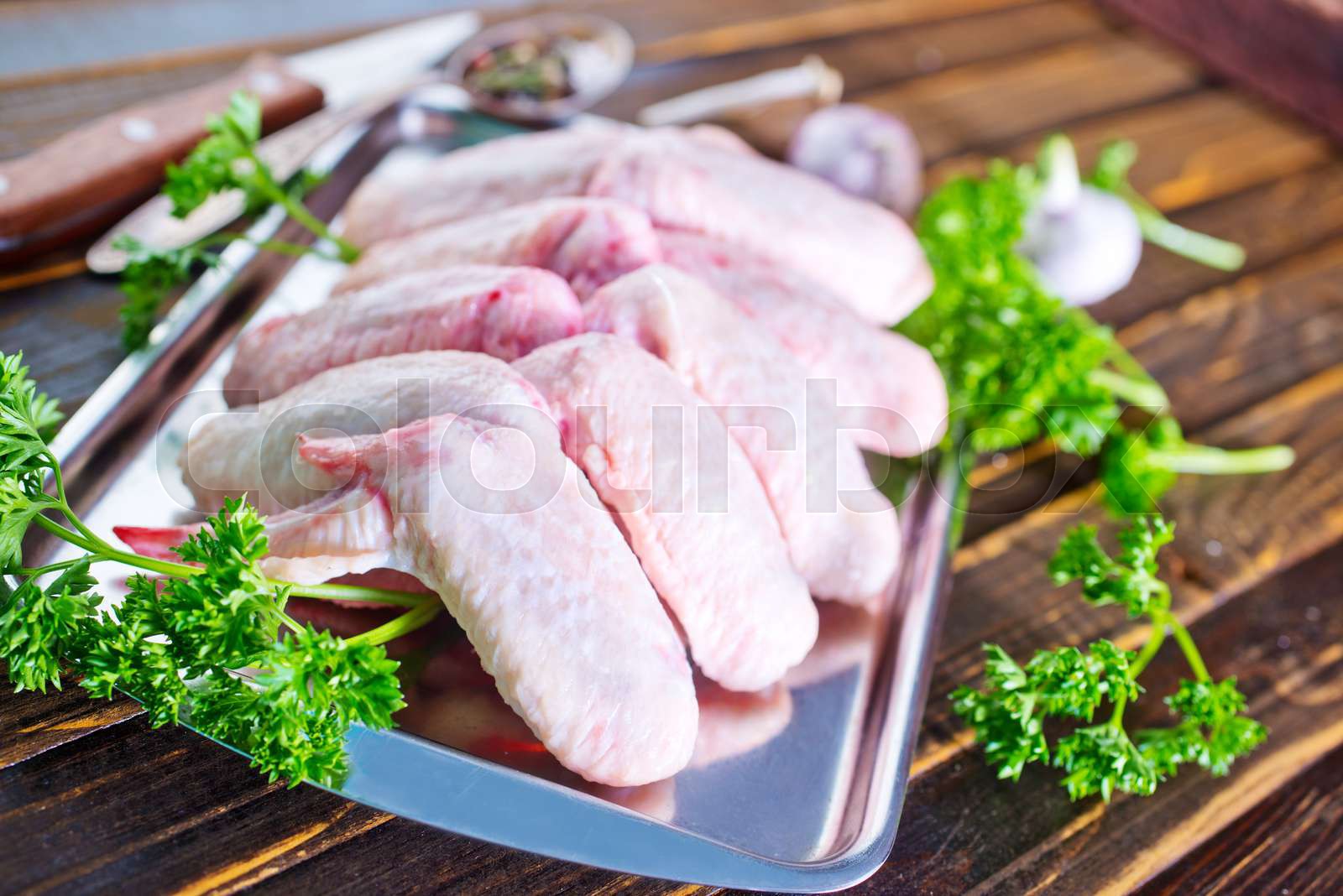 chicken wings | Stock image | Colourbox
