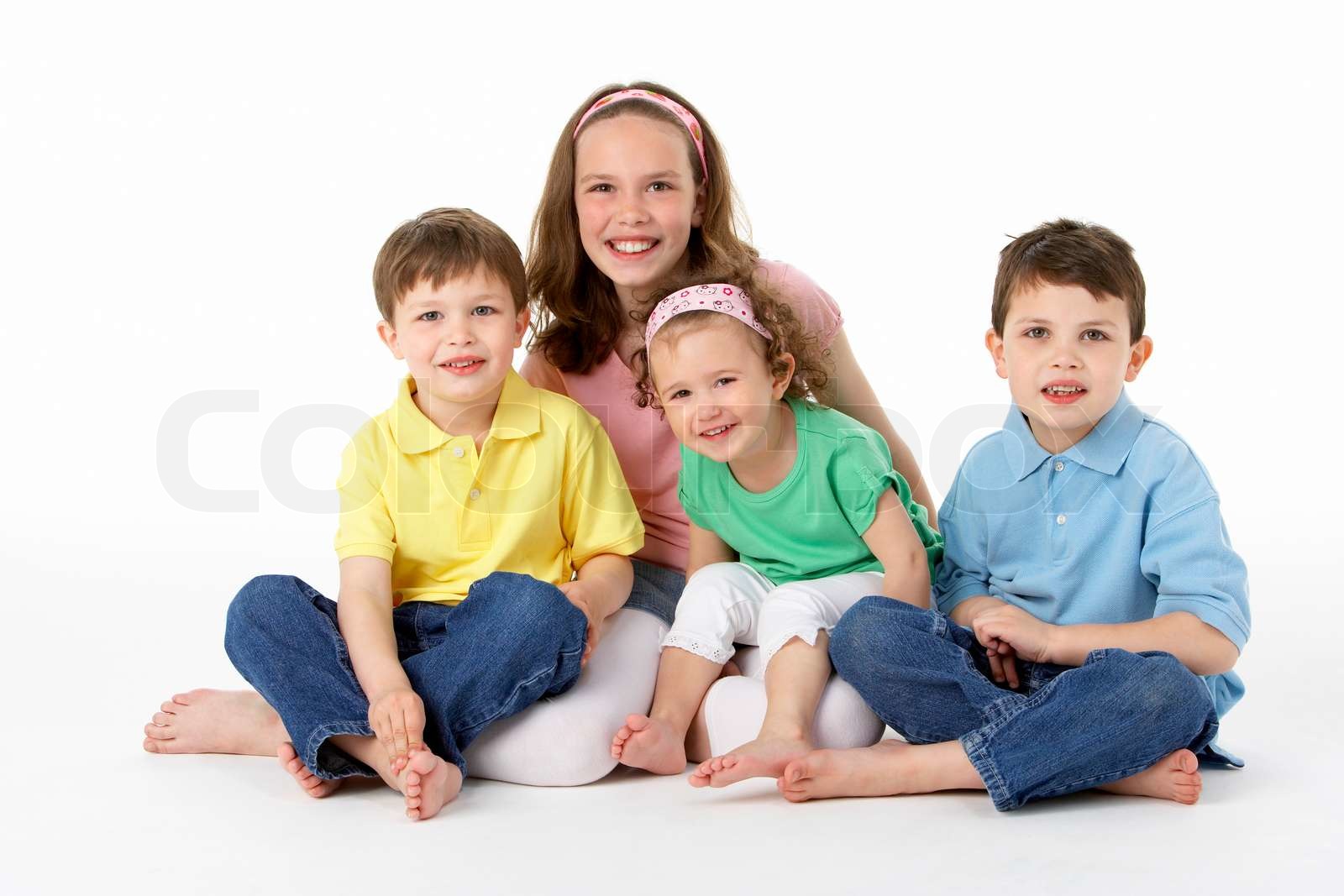 kinder, girl, liebevoll | Stock Bild | Colourbox