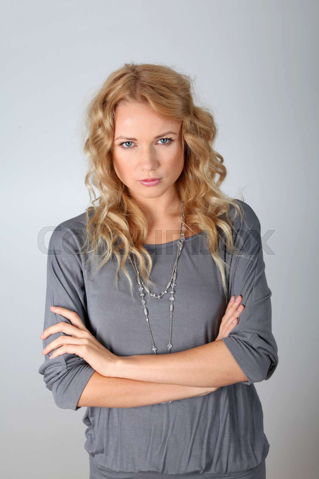 woman, serious, model | Stock image | Colourbox