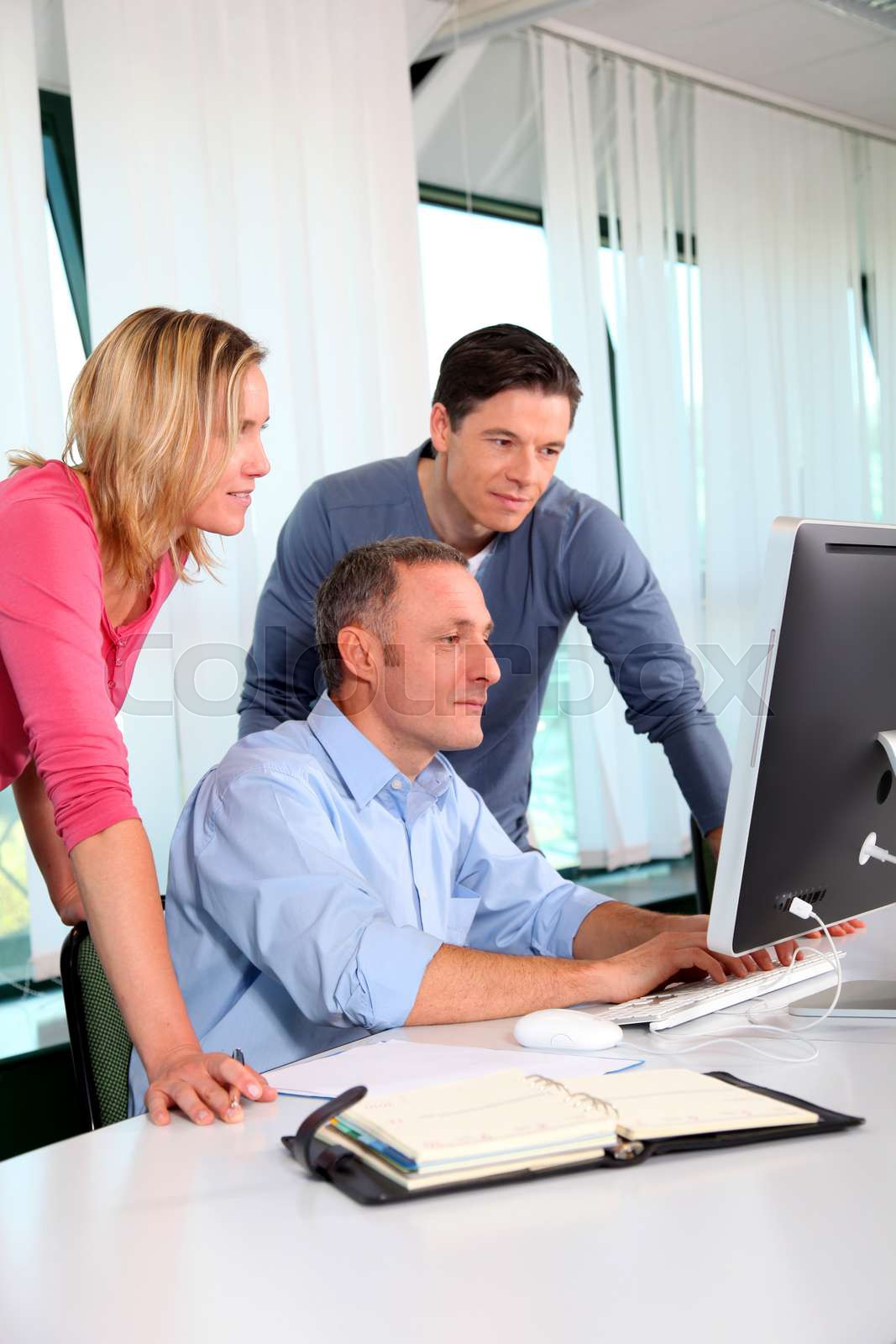 business, adults, working | Stock image | Colourbox