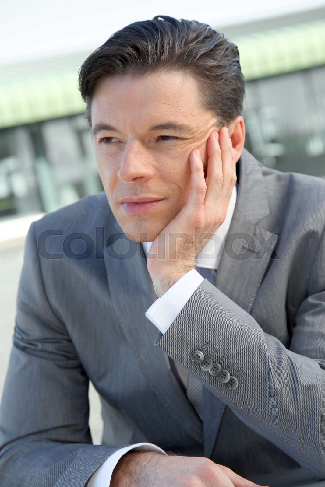 business, man, standing | Stock image | Colourbox