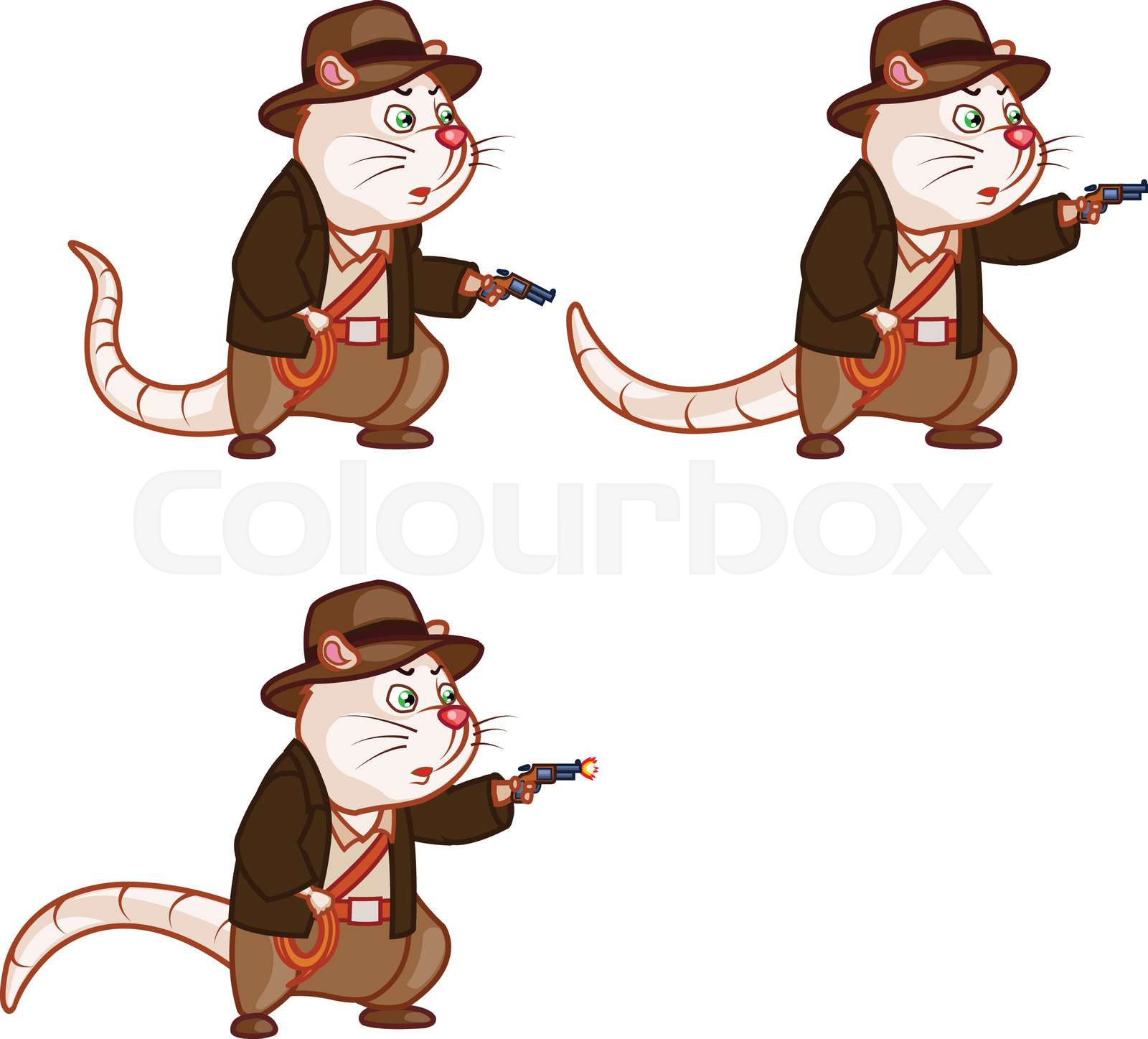Indiana Jones Rat Game Animation Sprite | Stock vector | Colourbox