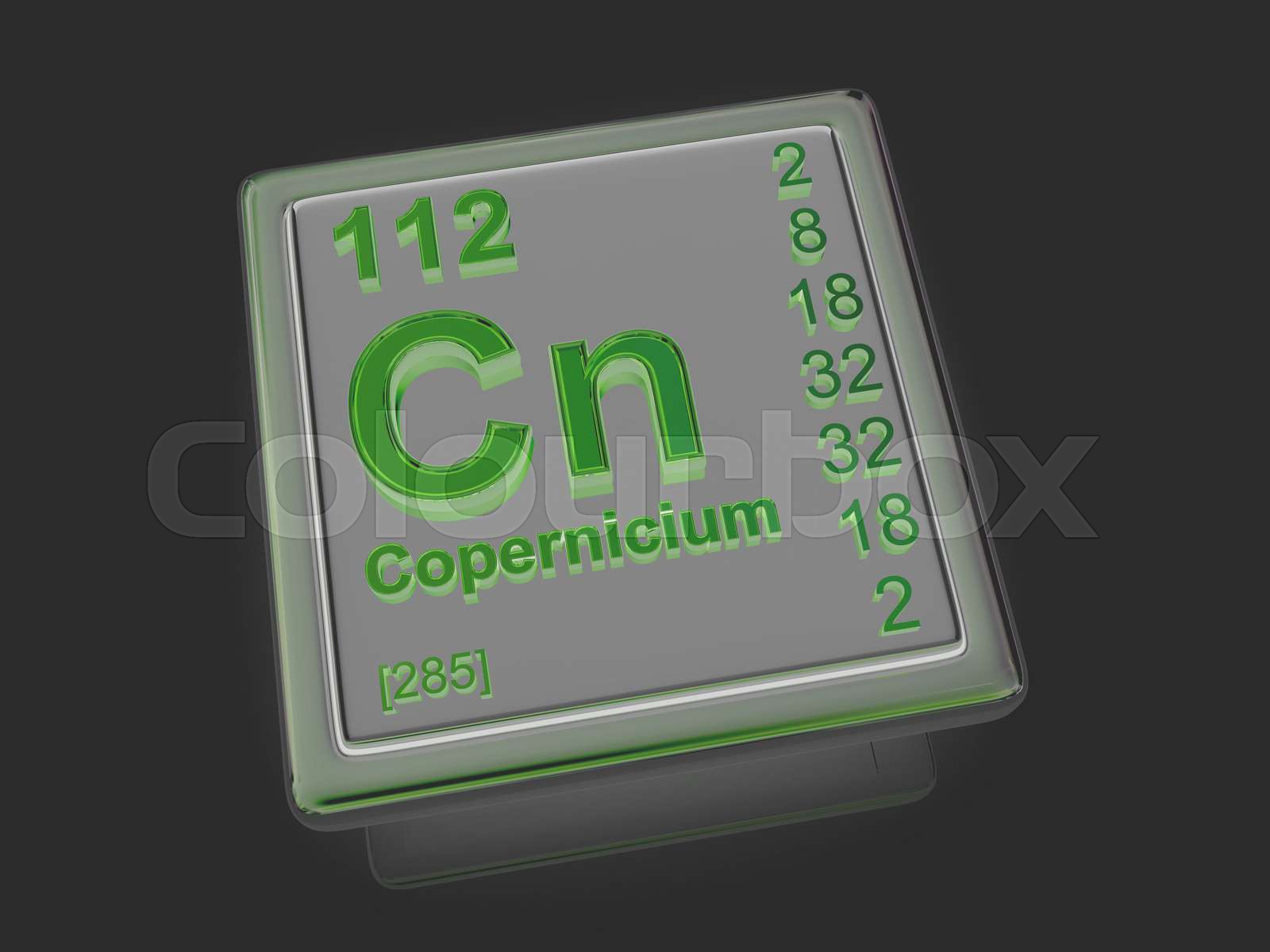 Copernicium. Chemical element. | Stock image | Colourbox