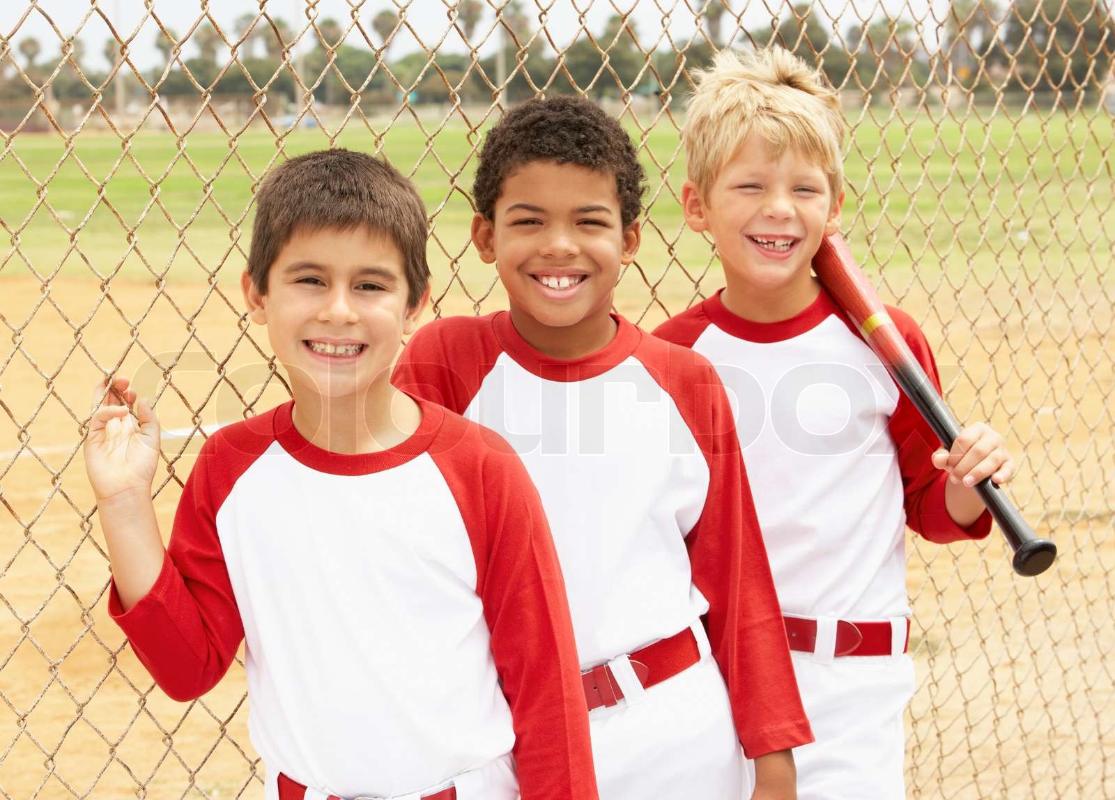 Young Boys In Baseball Team | Stock image | Colourbox