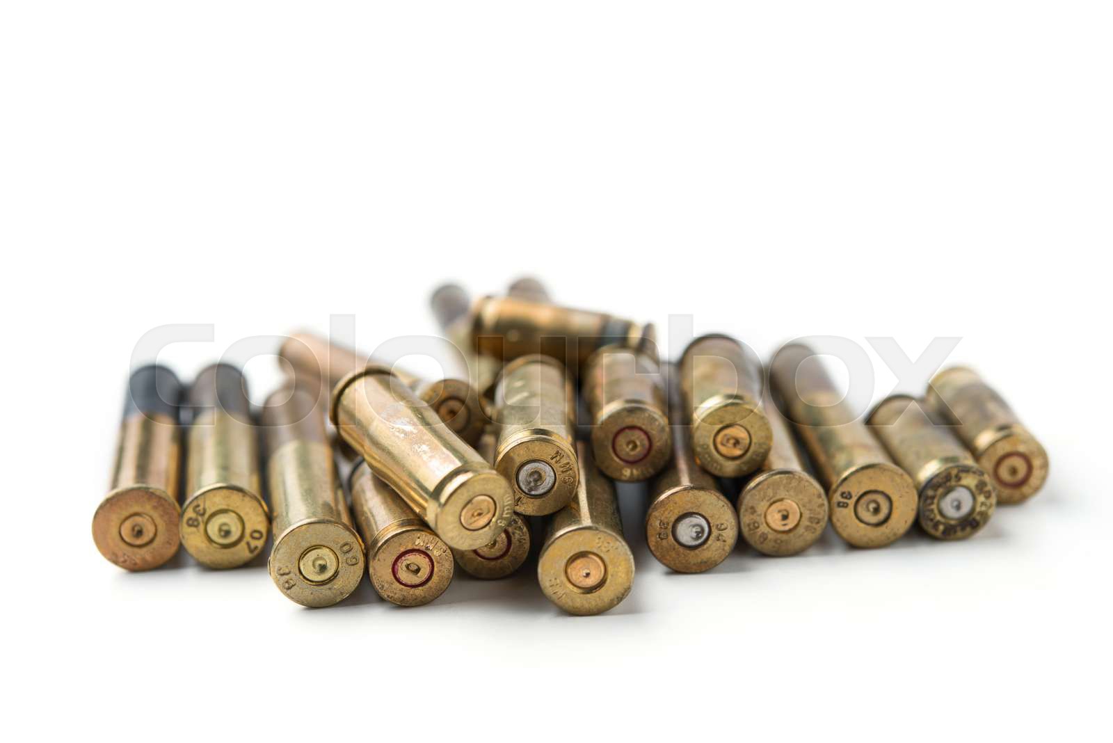 bullet casings | Stock image | Colourbox