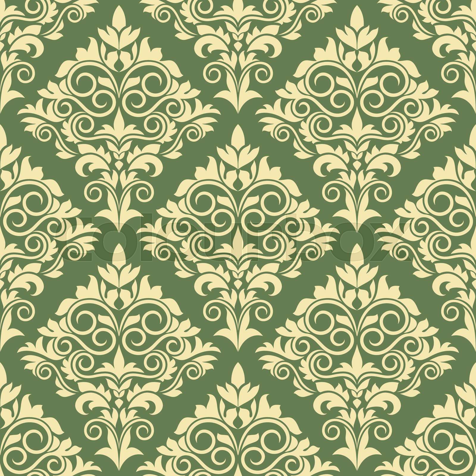 Gothic floral seamless pattern | Stock vector | Colourbox