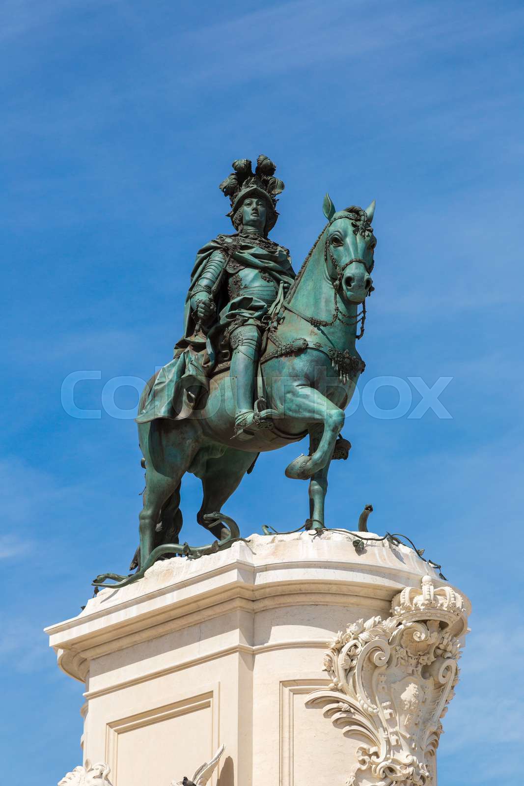 Statue of King Jose I in Lisbon | Stock image | Colourbox
