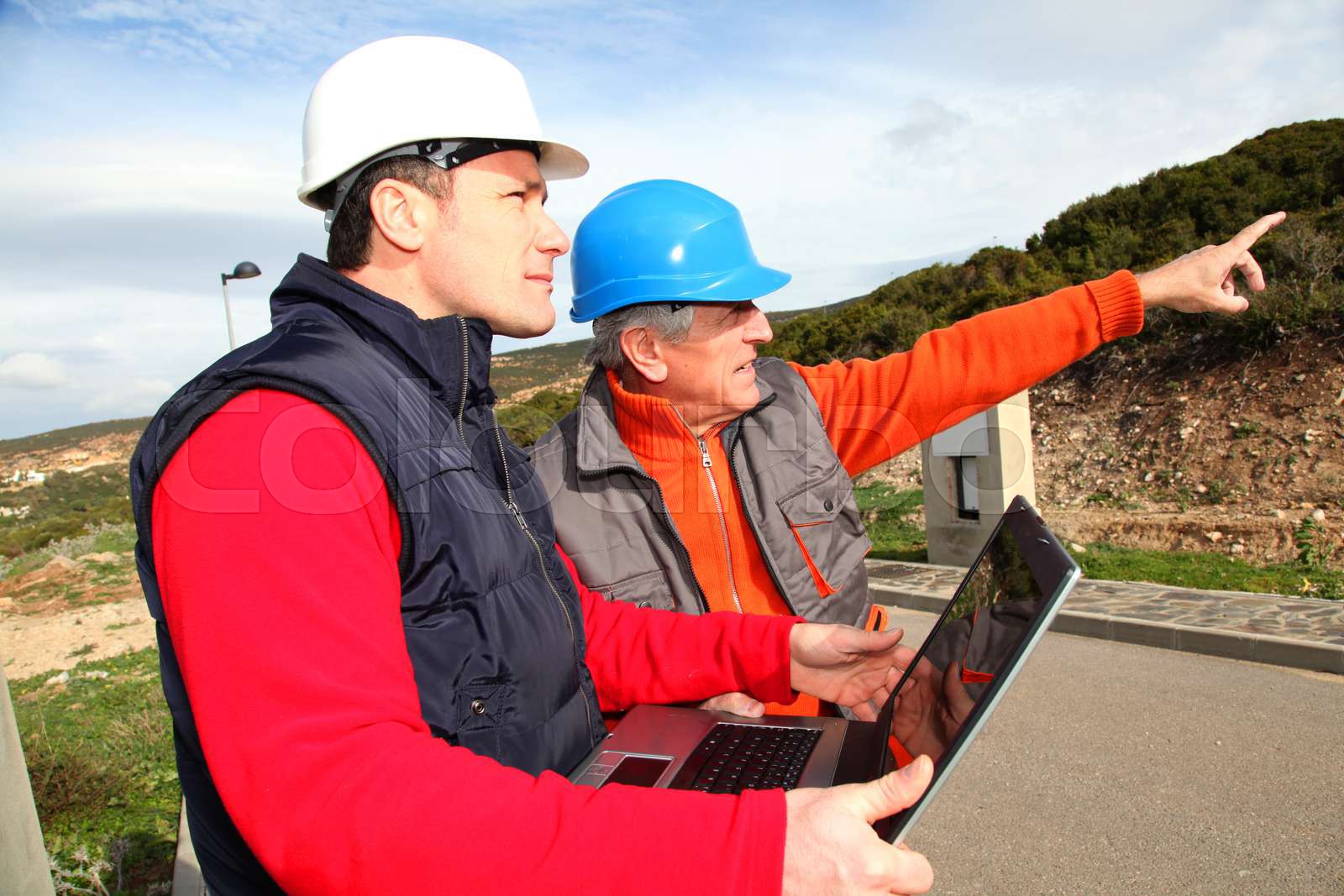 craftmen, men, teamwork | Stock image | Colourbox