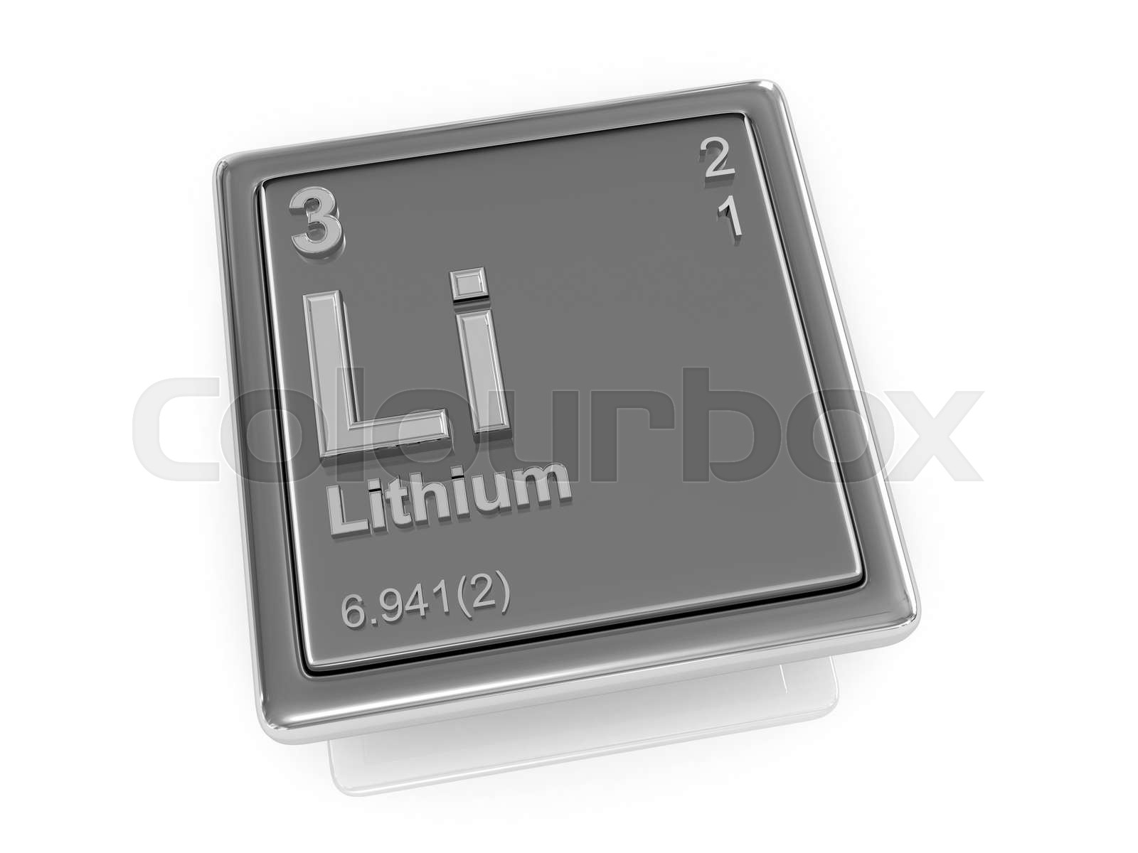 Lithium. Chemical element. | Stock image | Colourbox