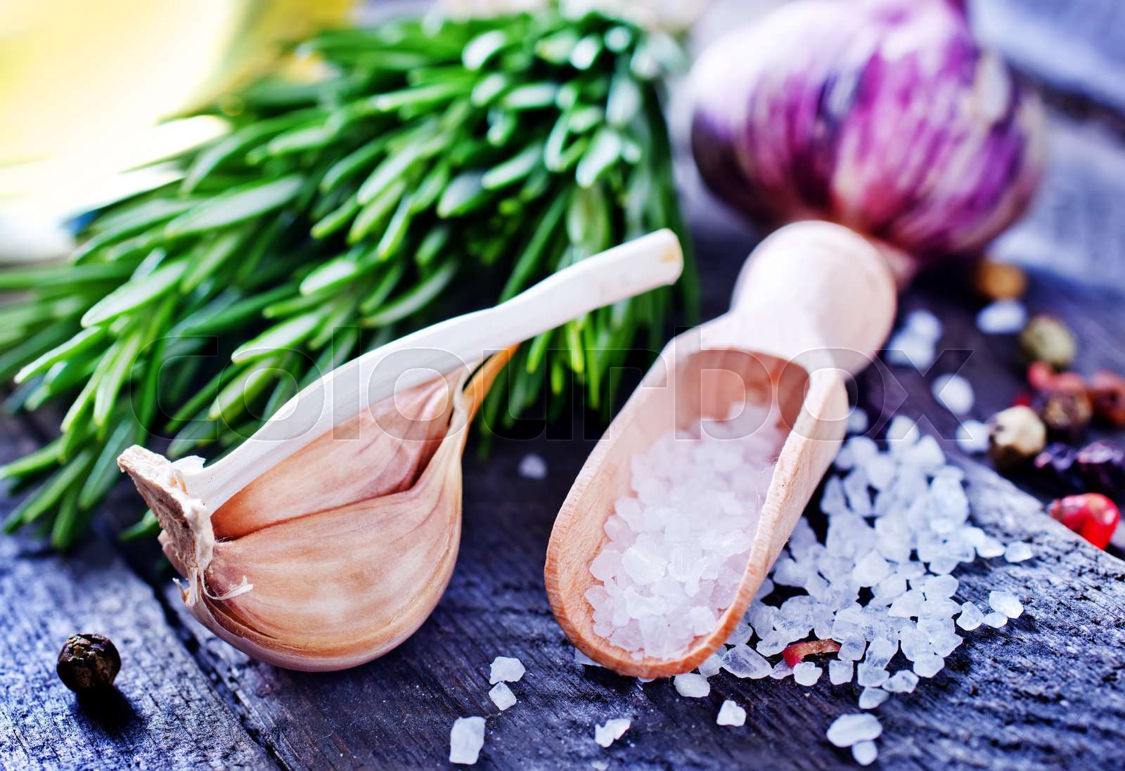 sea salt | Stock image | Colourbox