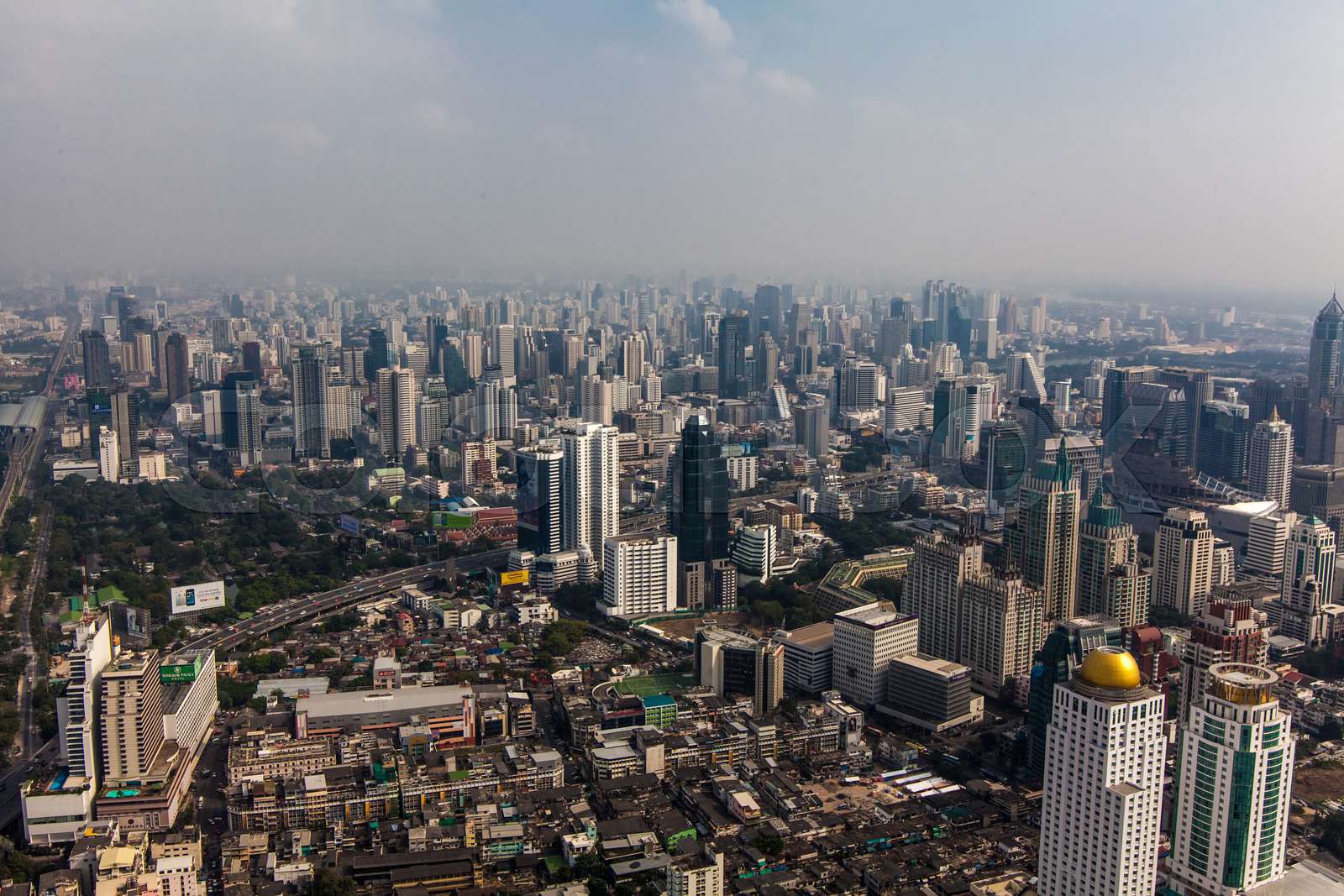Bangkok skyline, Thailand. Top view city, Bangkok | Stock image | Colourbox