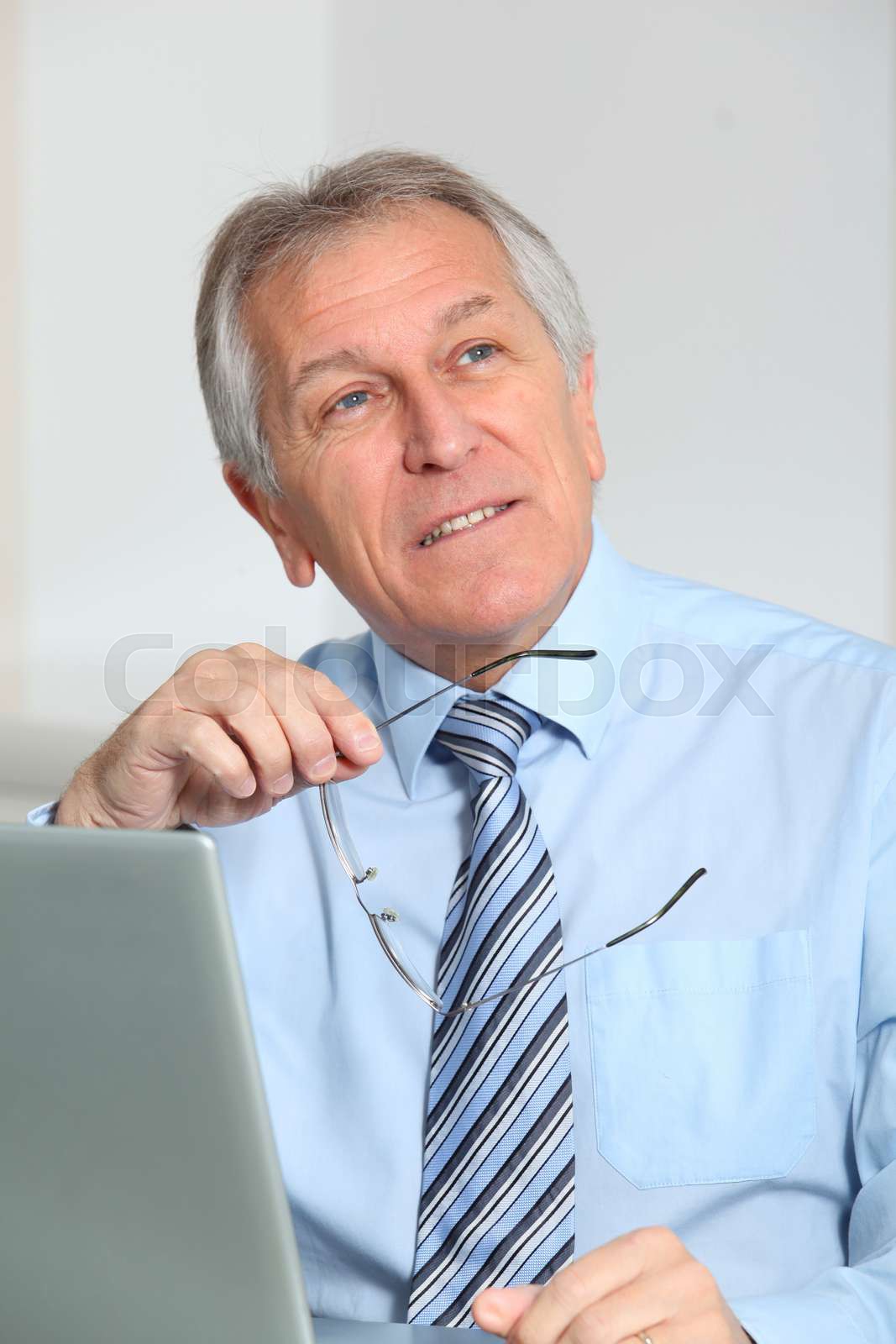 business, senior man, finance | Stock image | Colourbox