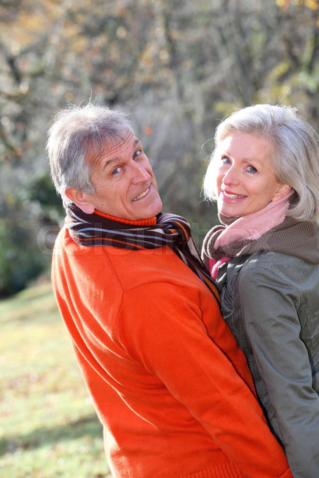 seniors, nature, bush | Stock image | Colourbox