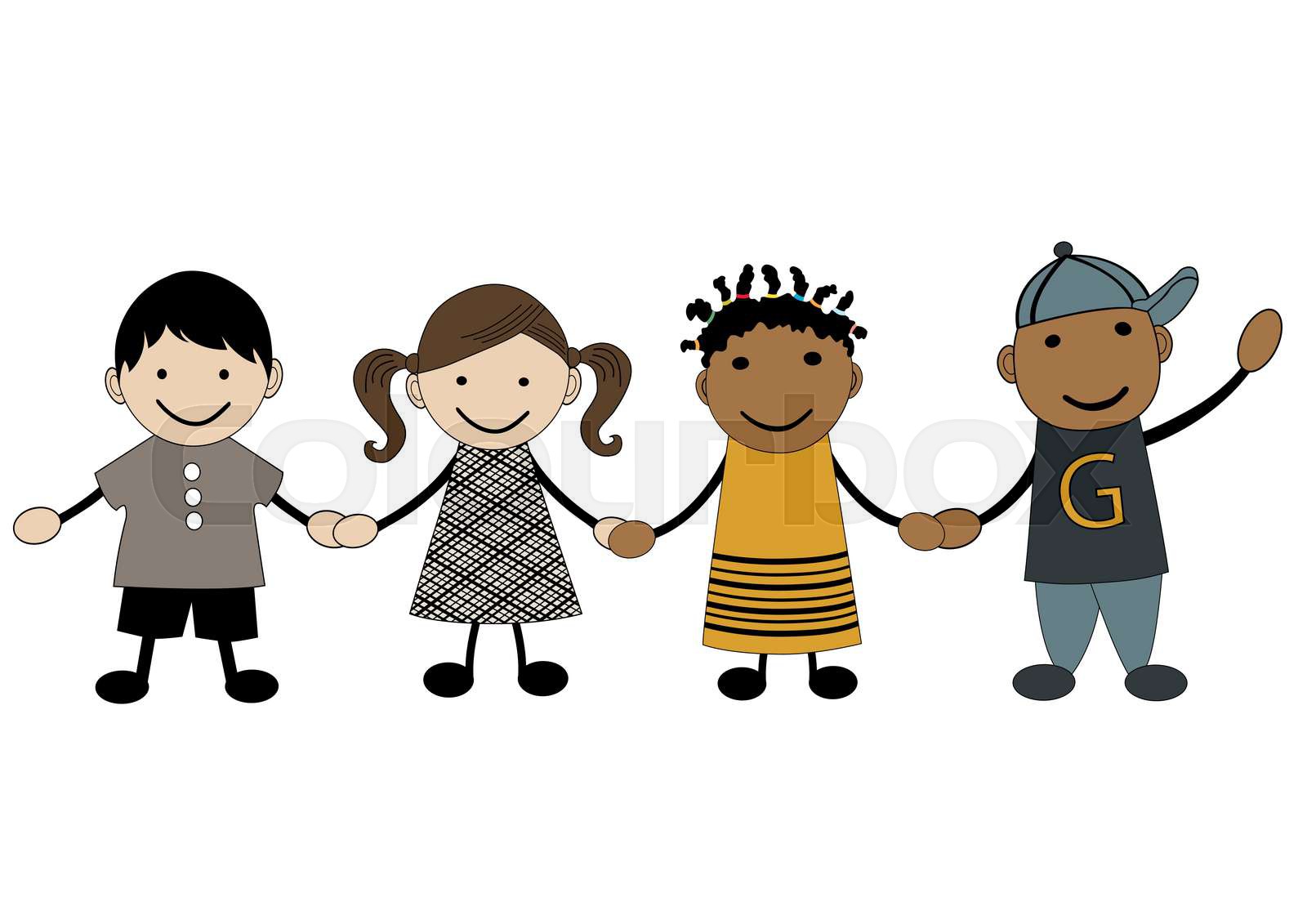 sort, tegning, barndom | Stock vektor | Colourbox