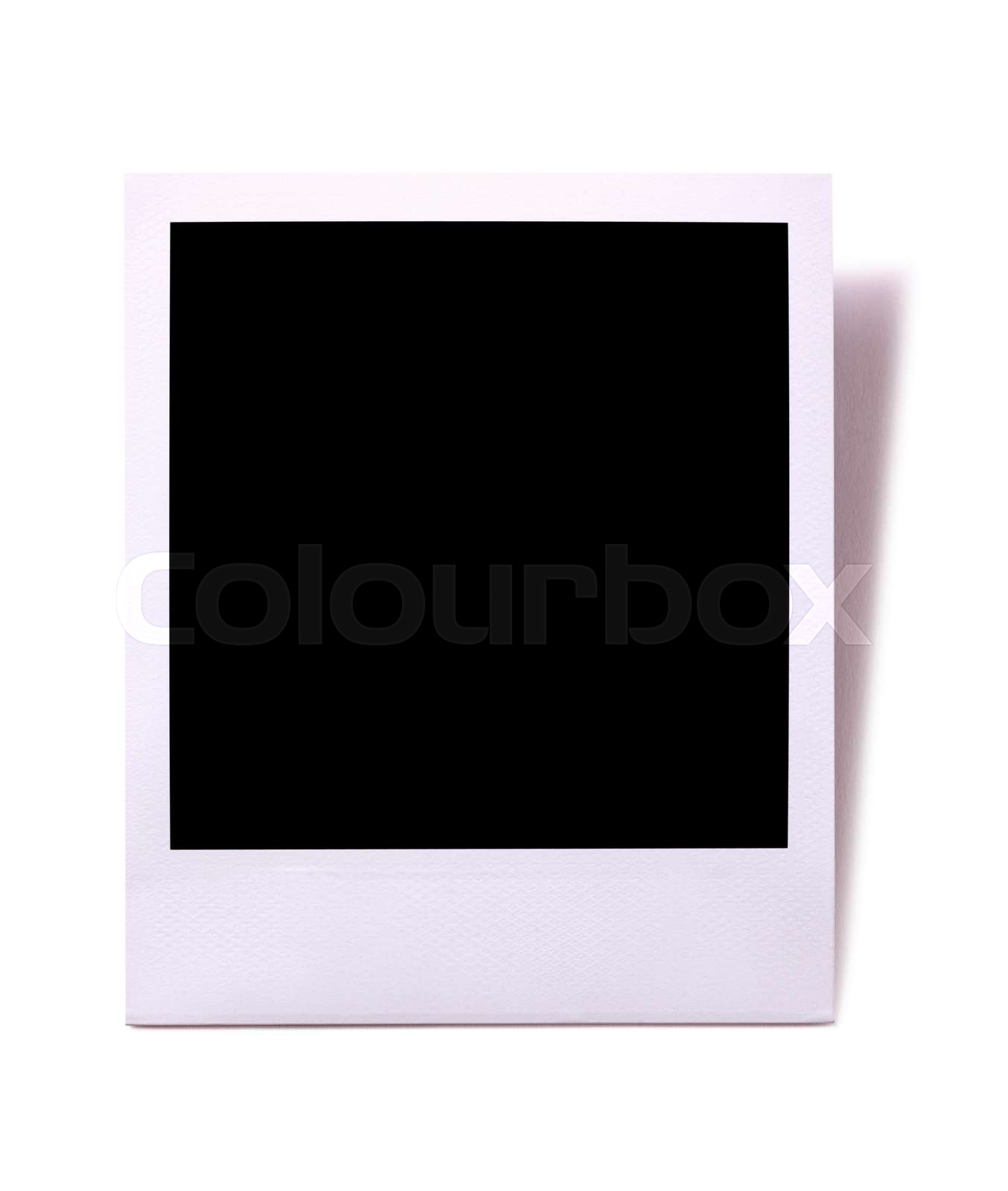 Polaroid instant camera print | Stock image | Colourbox