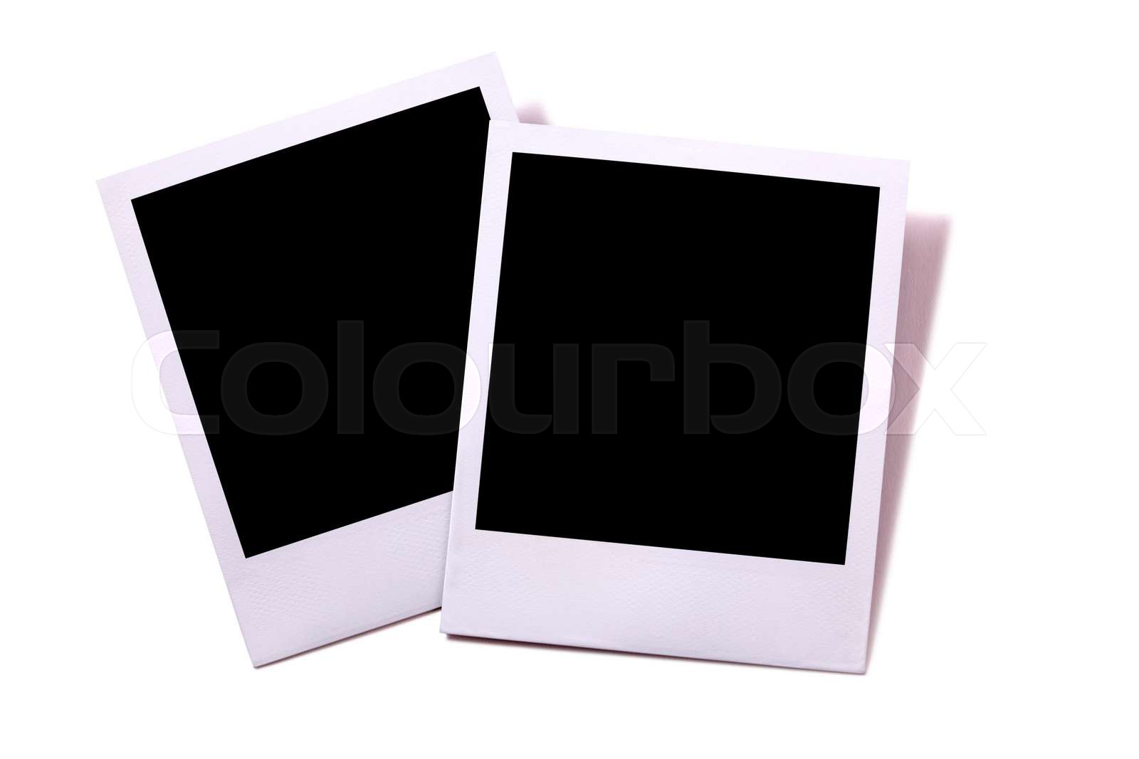 Polaroid instant camera prints | Stock image | Colourbox