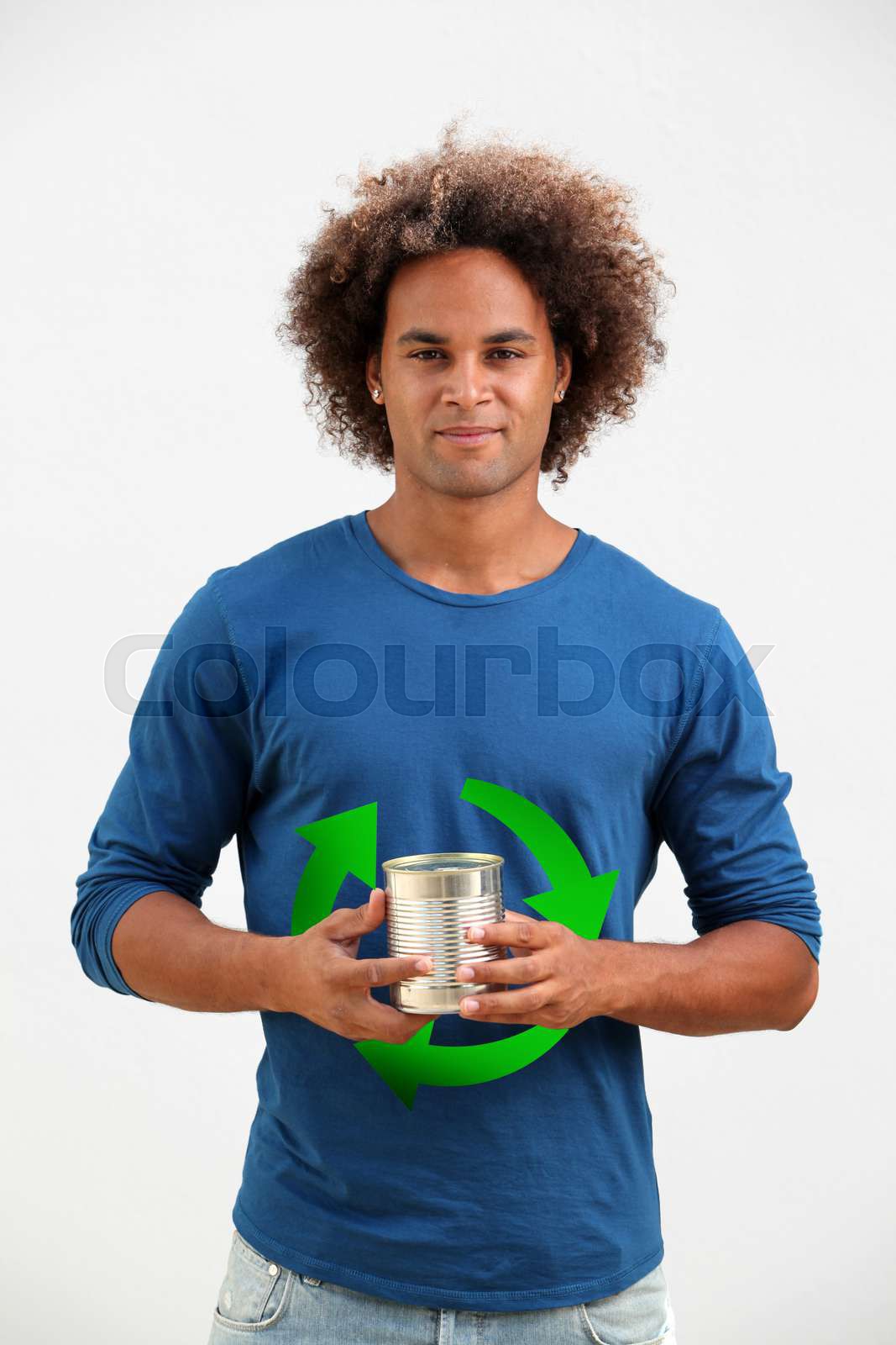 man, recycle, recycling | Stock image | Colourbox