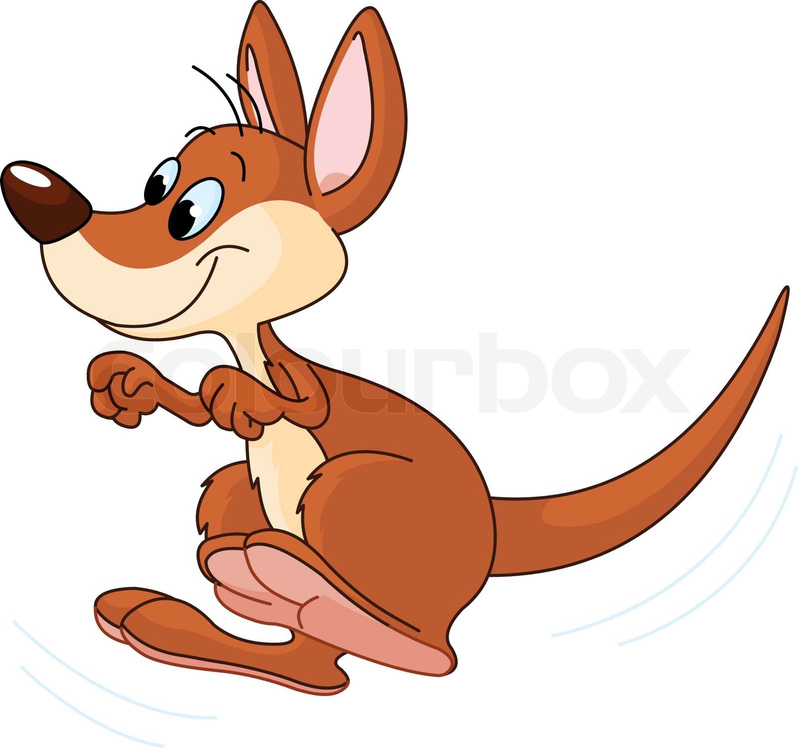 Australian Kangaroo | Stock vector | Colourbox