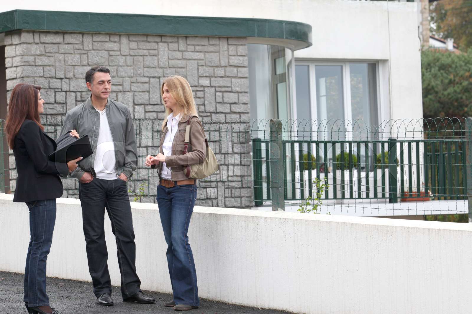 house, real estate, couple | Stock image | Colourbox