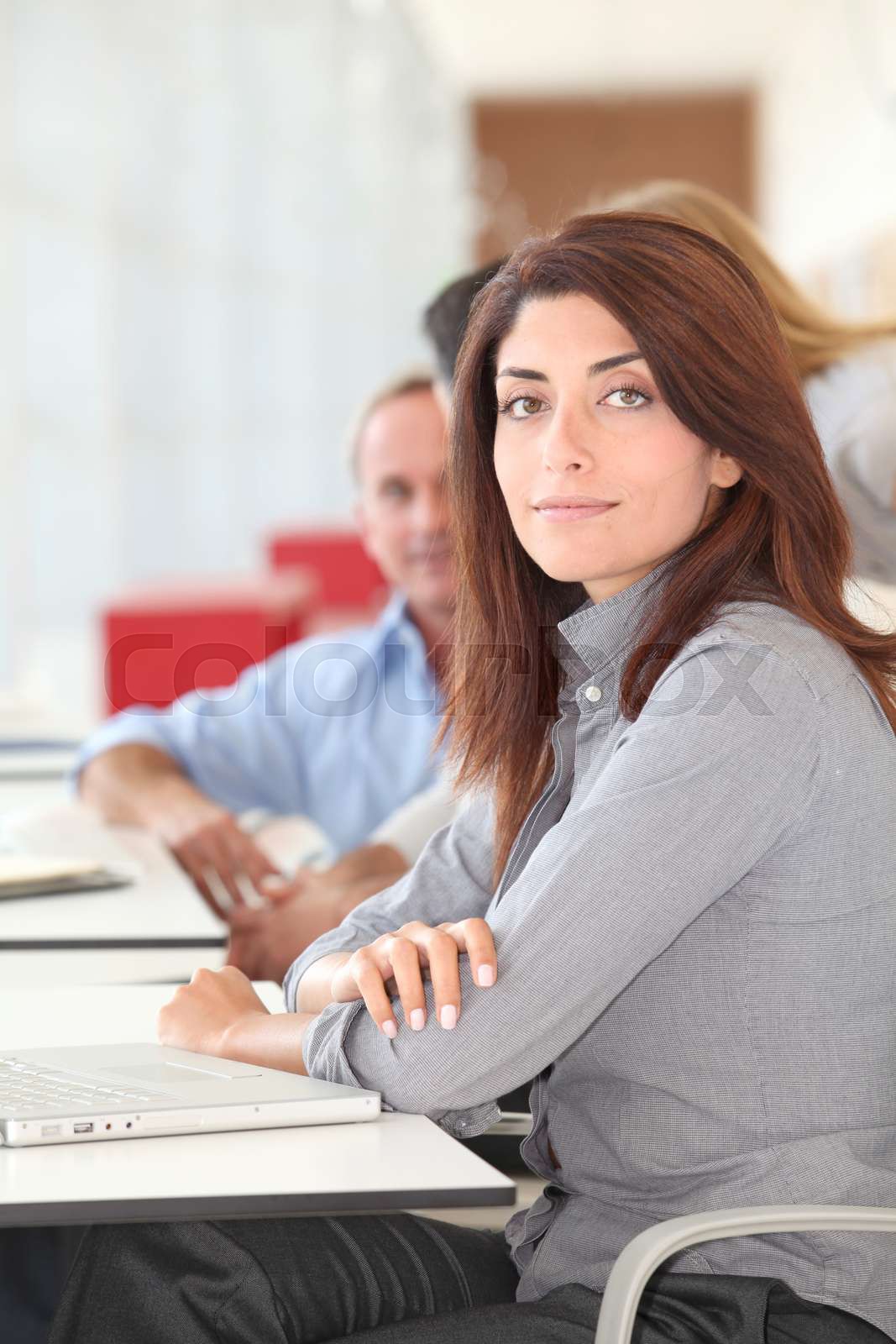 business, woman, lecture | Stock image | Colourbox