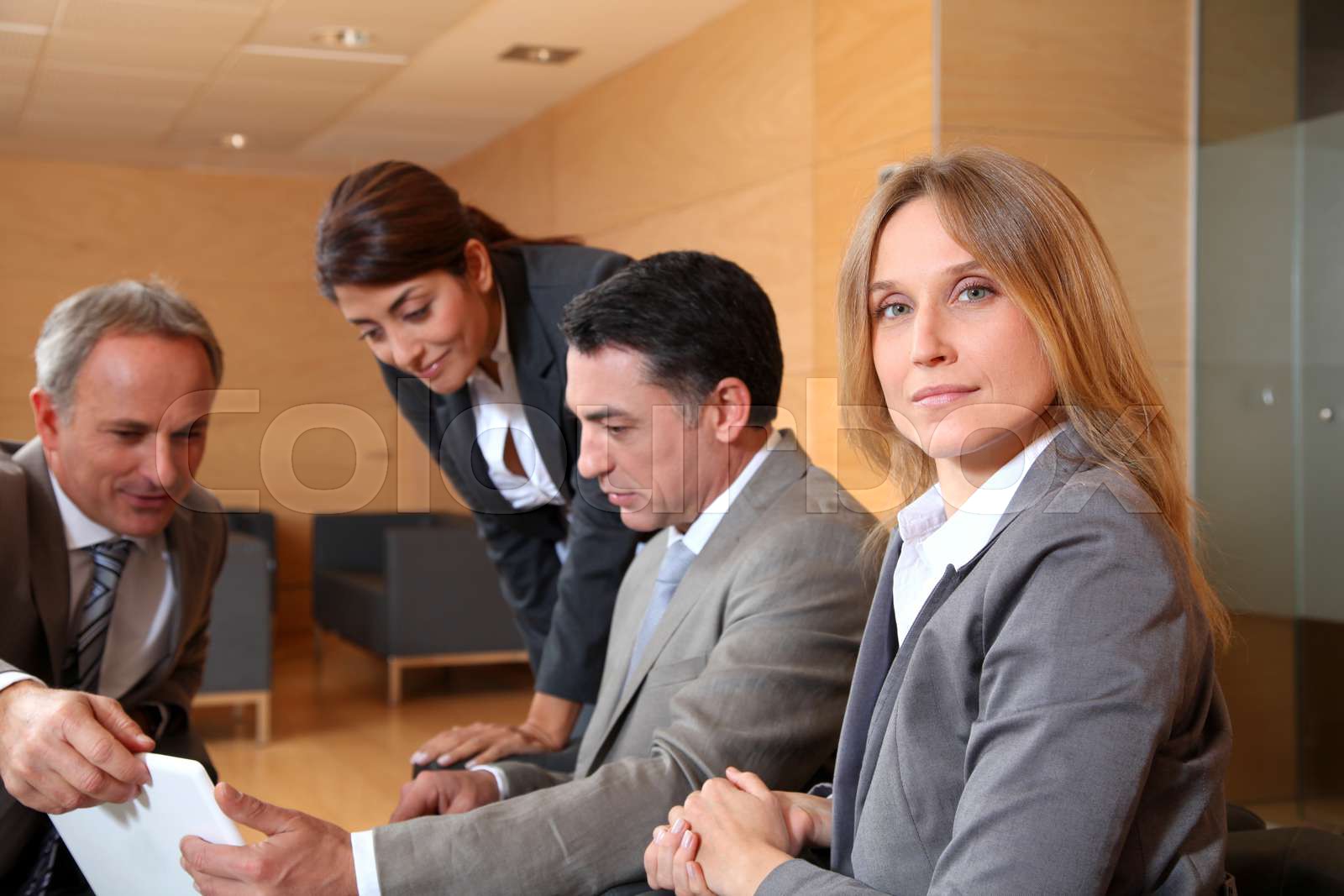 Business meeting | Stock image | Colourbox