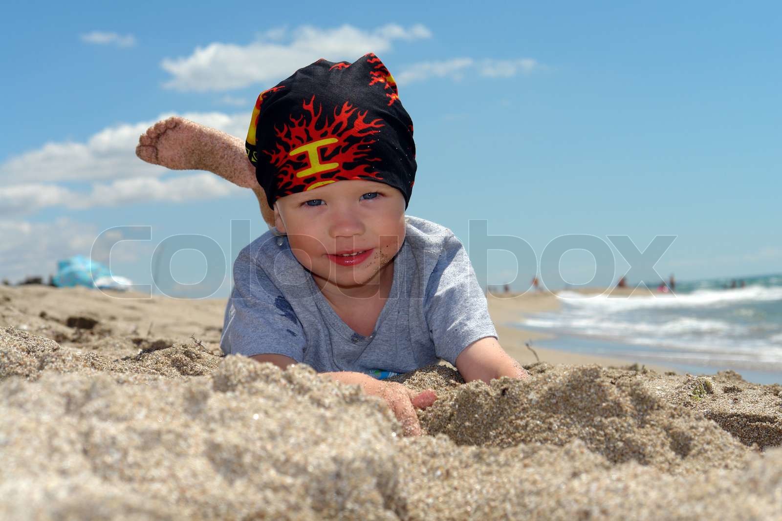 Kind am Strand | Stock Bild | Colourbox