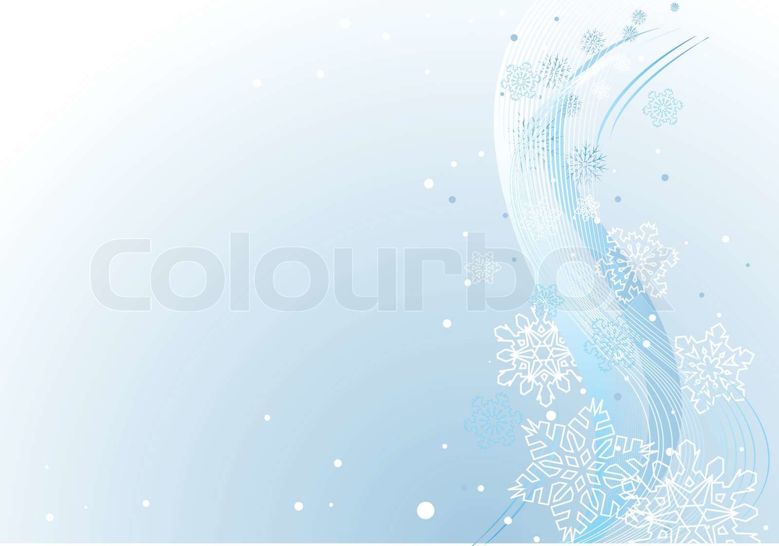 sne, baggrund, is | Stock vektor | Colourbox