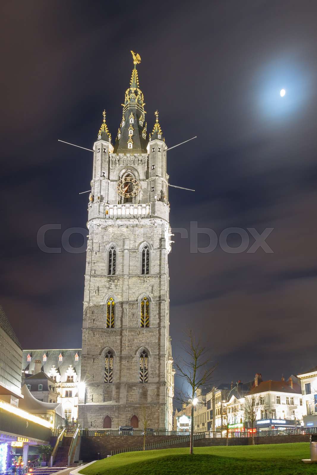 Gent. Tower Belfort. | Stock image | Colourbox