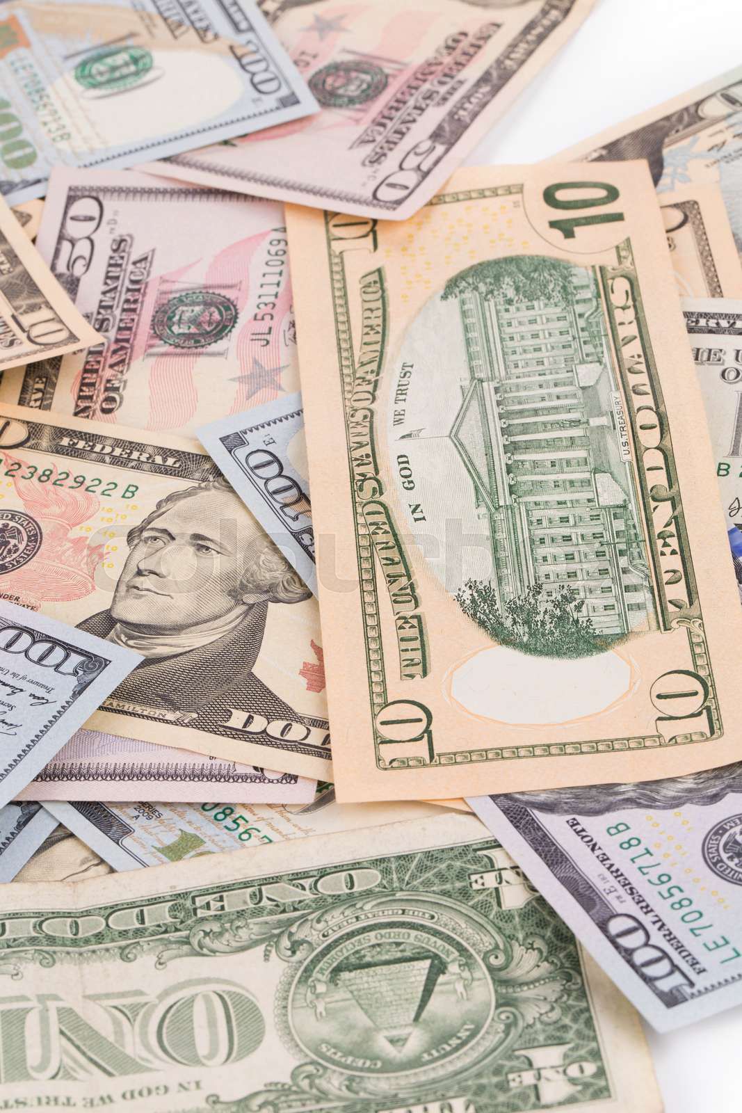 different dollar bills | Stock image | Colourbox