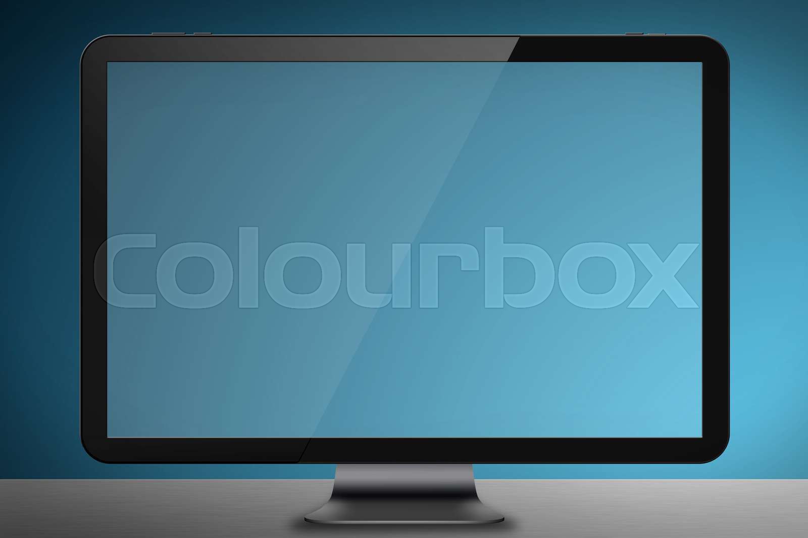Modern screen monitor | Stock image | Colourbox