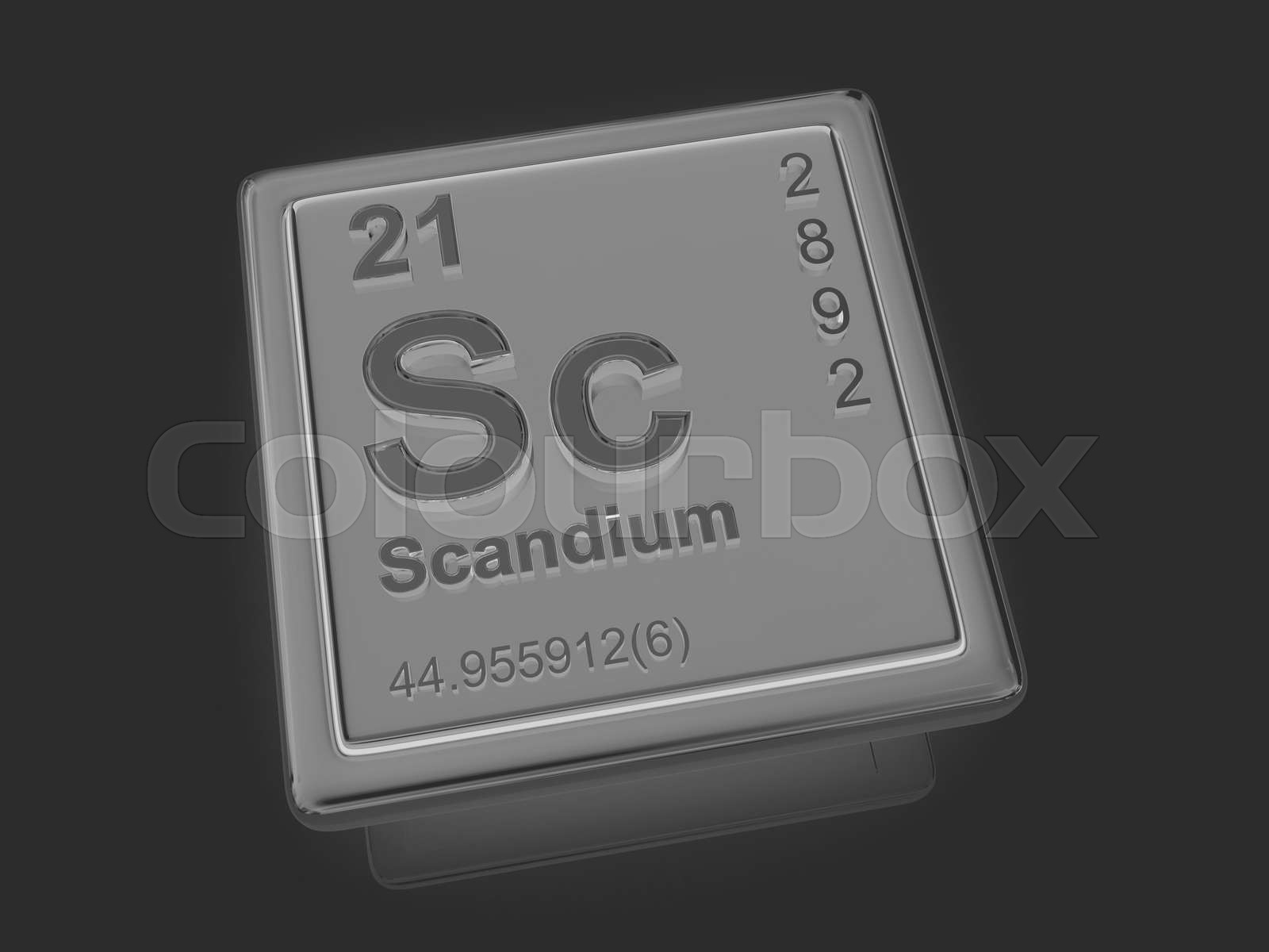 Scandium Symbol