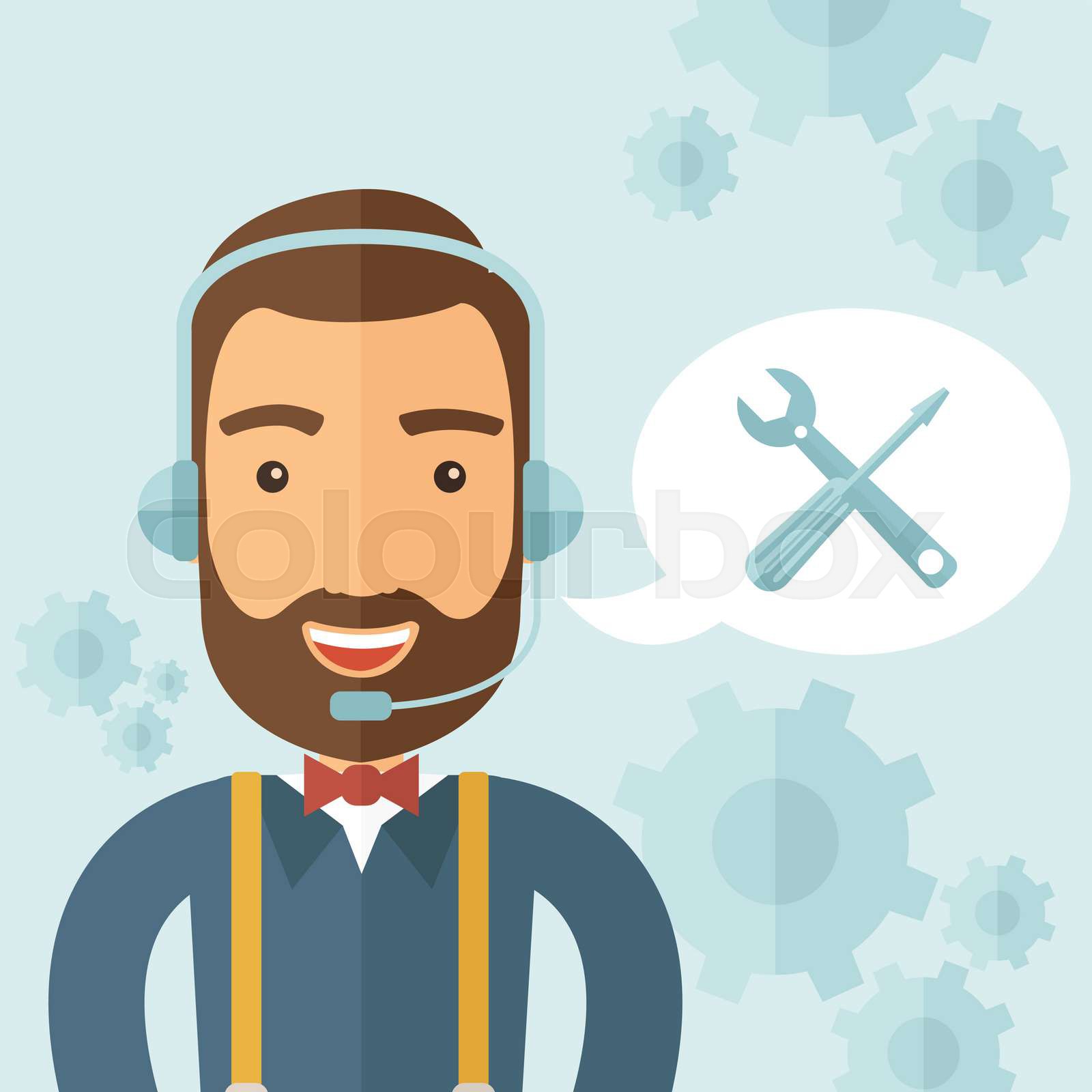 Technical Support. | Stock vector | Colourbox