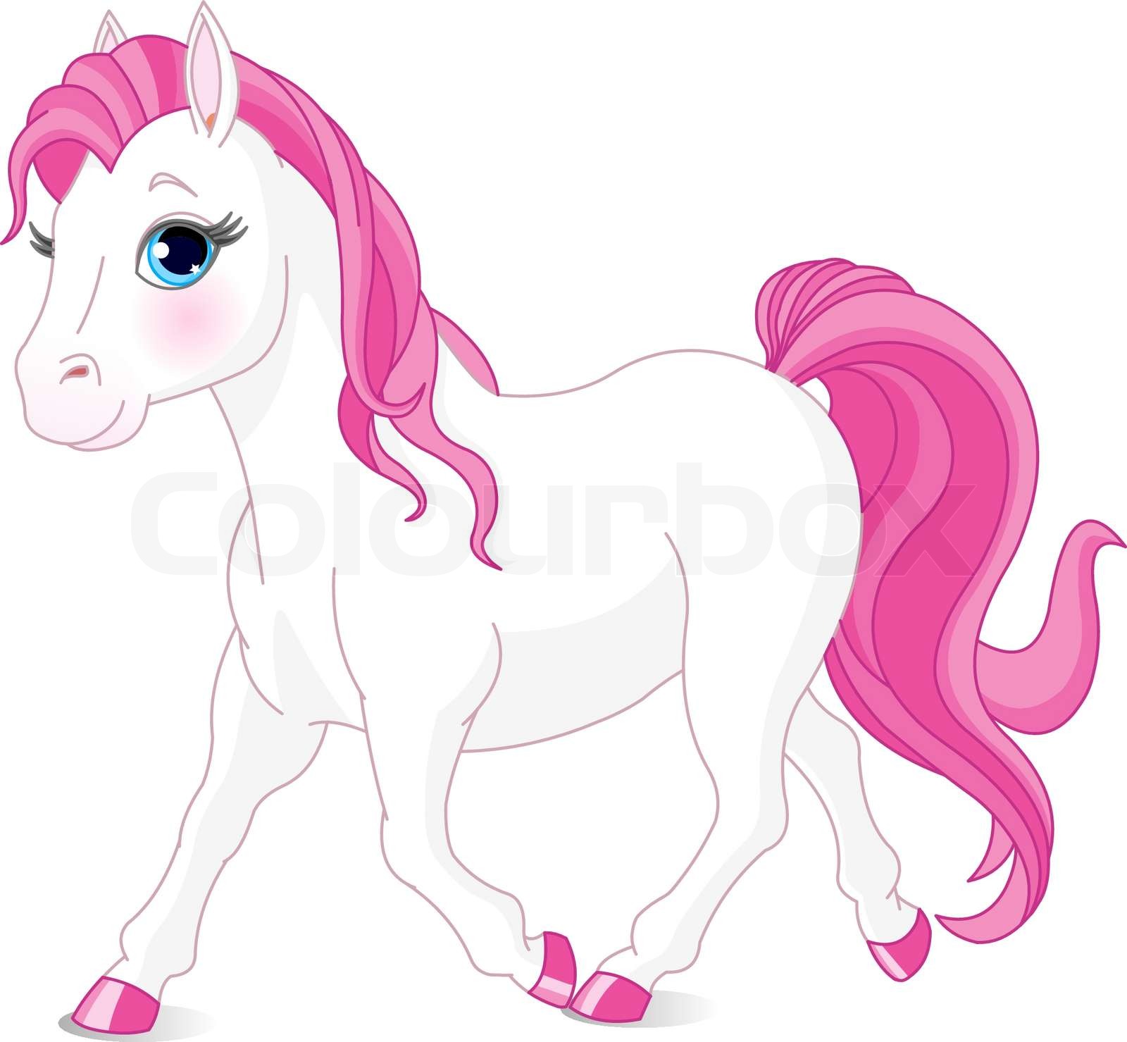 pony, cute, vector | Stock vector | Colourbox