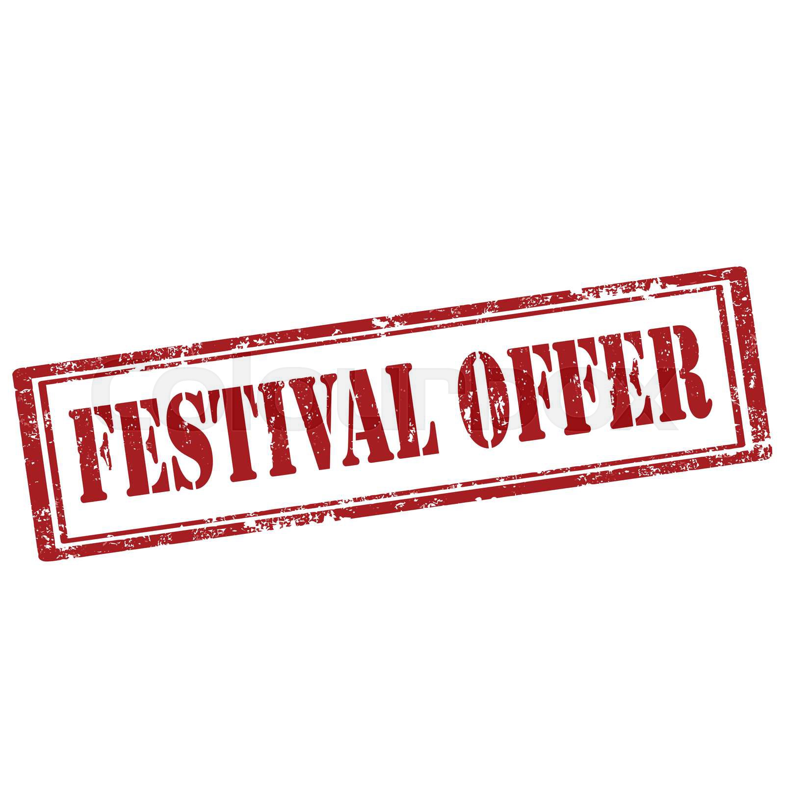 Festival Offer-stamp | Stock vector | Colourbox
