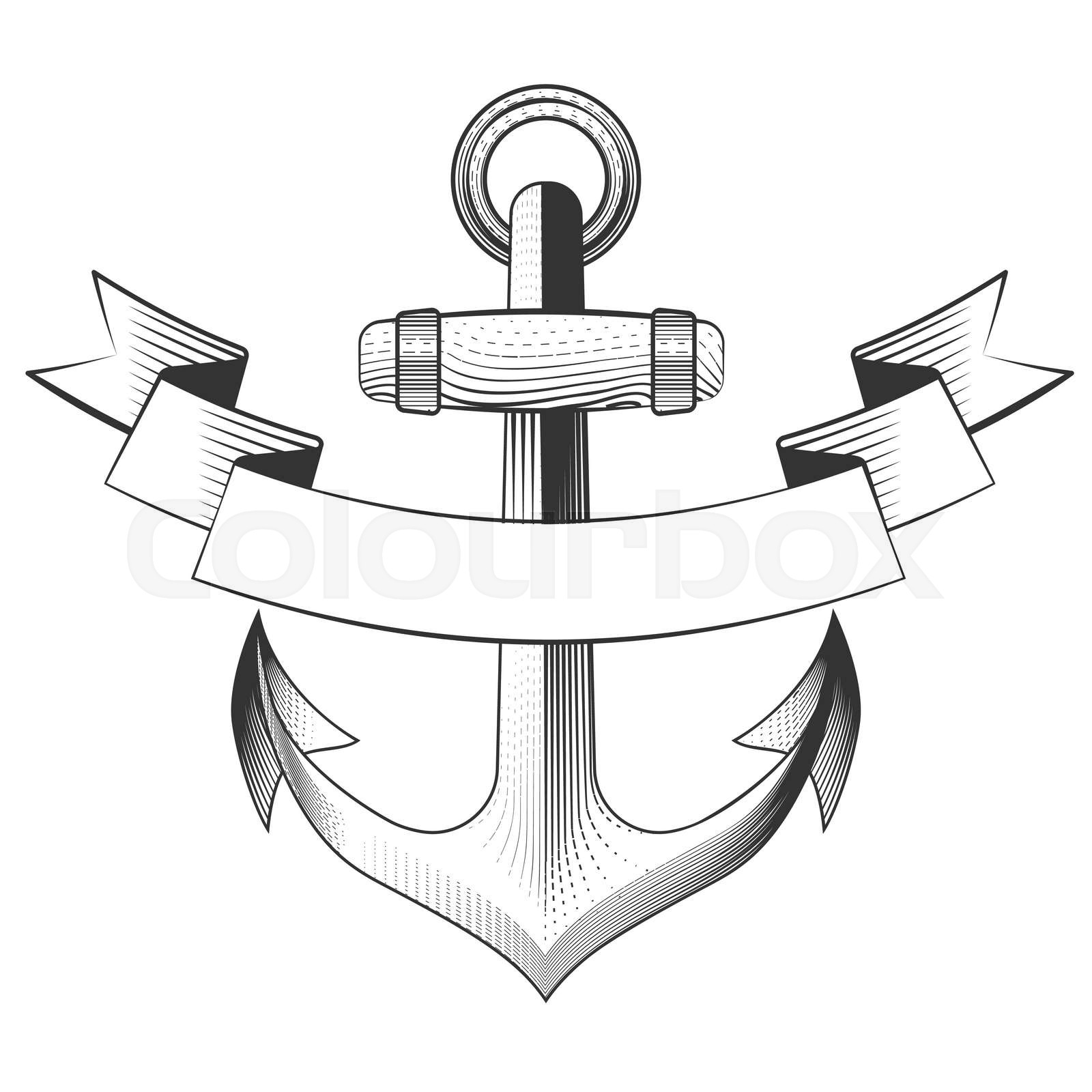 anker, tattoo, schiffsreise | Stock-Vektor | Colourbox