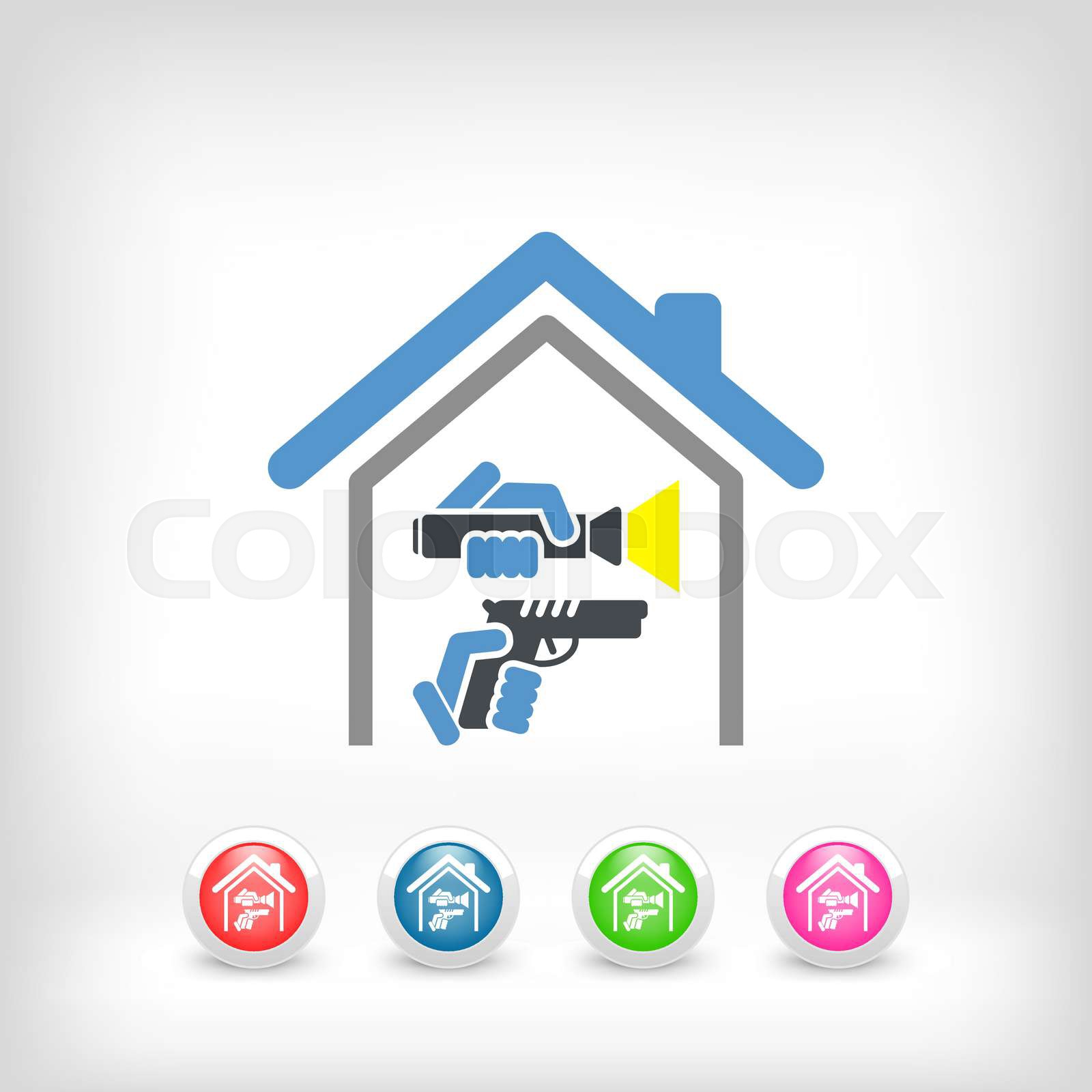 Home robbery | Stock vector | Colourbox