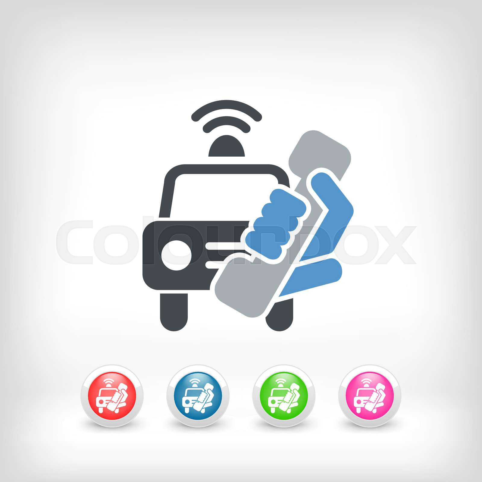 icon, telefon, assistenz | Stock-Vektor | Colourbox