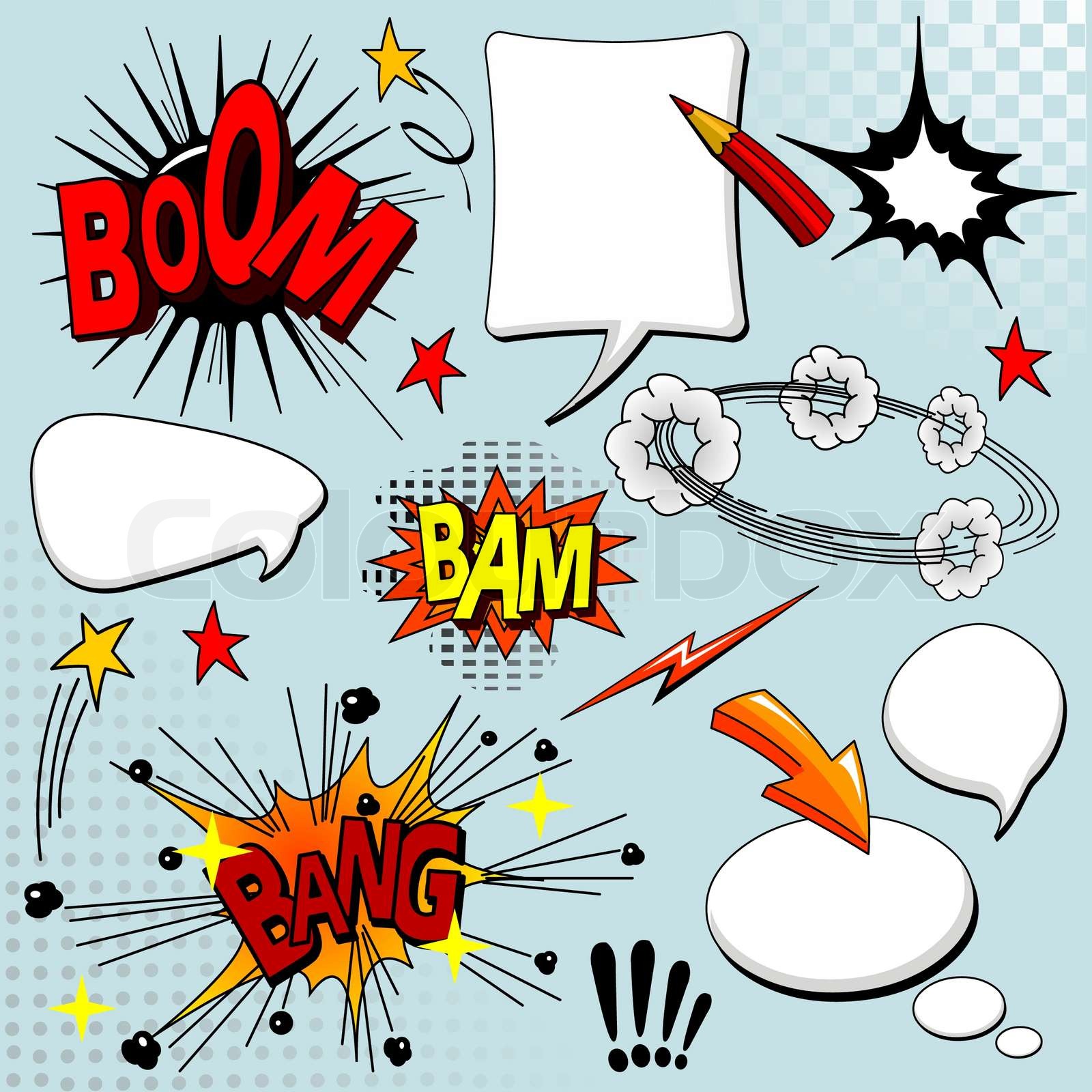 Comic book | Stock vector | Colourbox