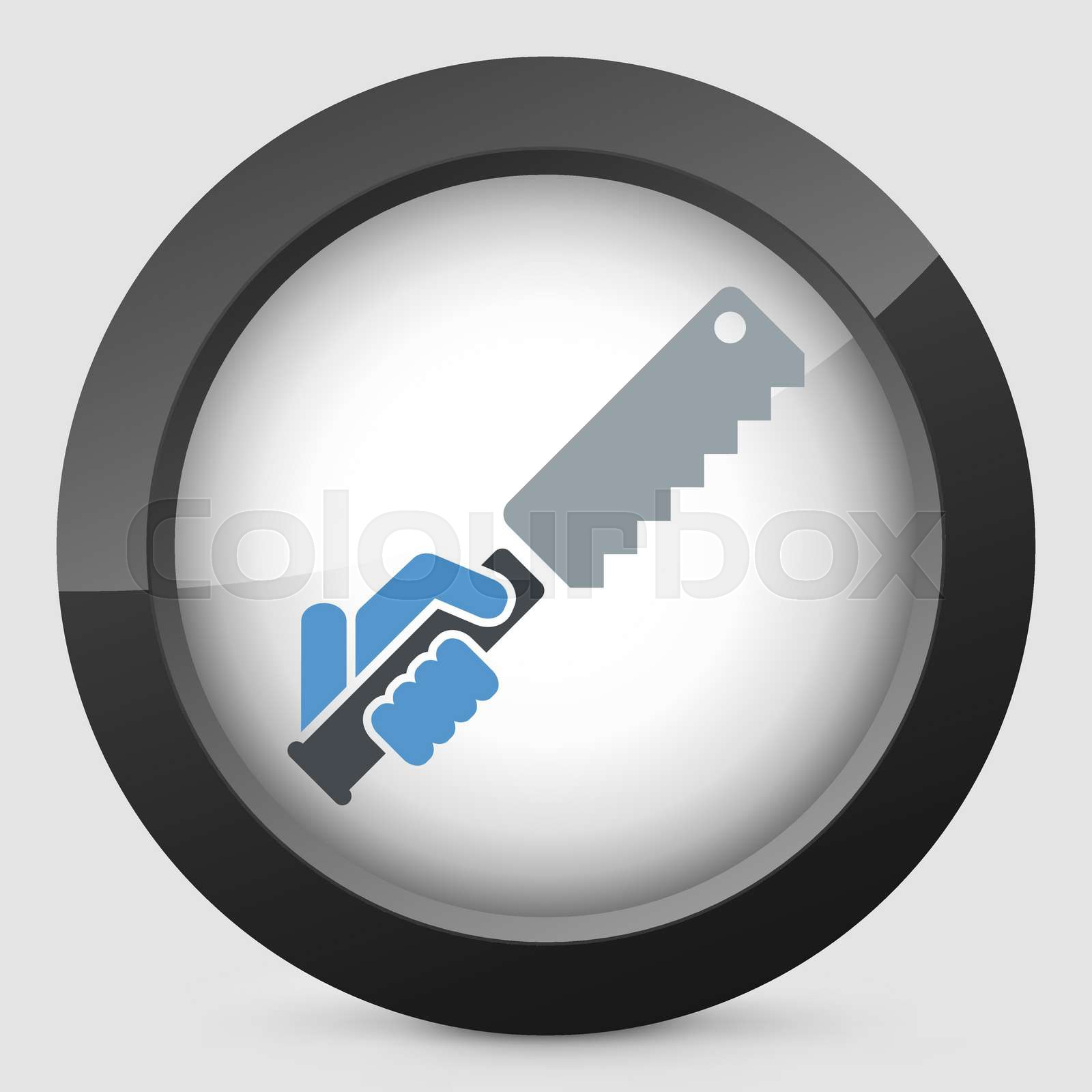 Saw icon | Stock vector | Colourbox