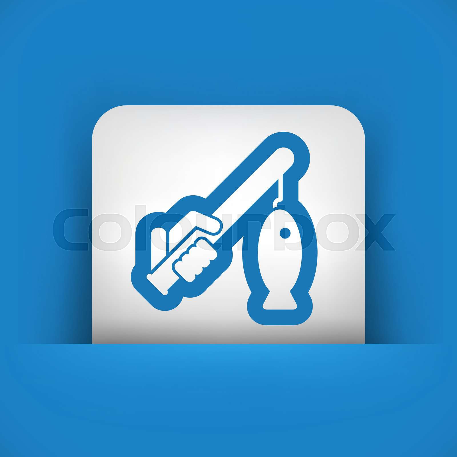 ikon, fisk, enkel | Stock vektor | Colourbox