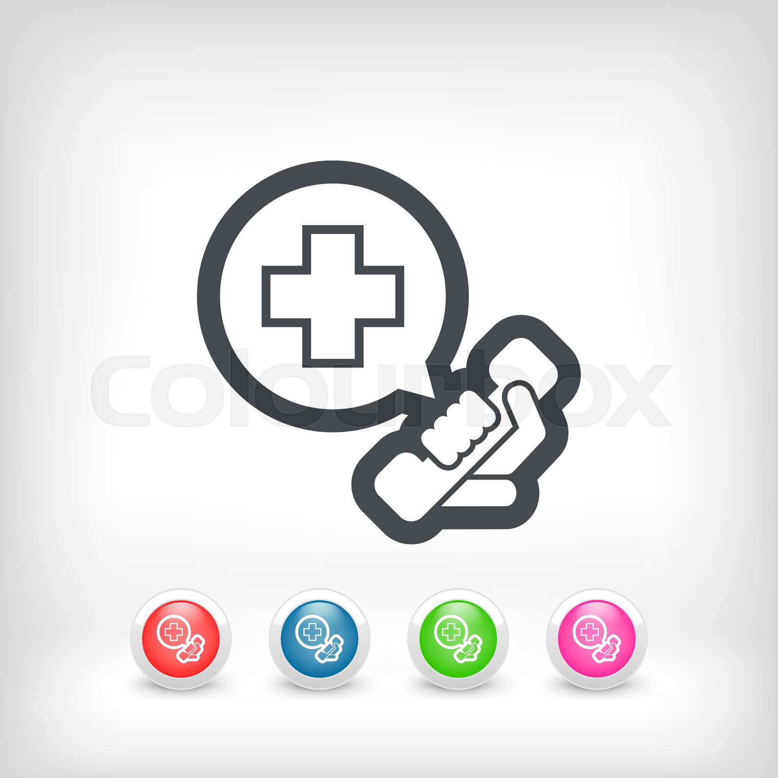Emergency call contact | Stock vector | Colourbox
