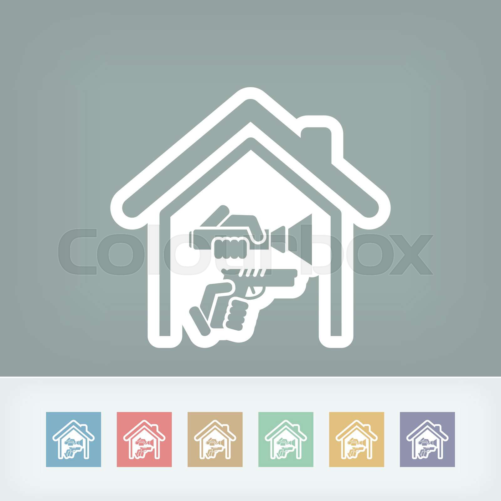 Home robbery | Stock vector | Colourbox