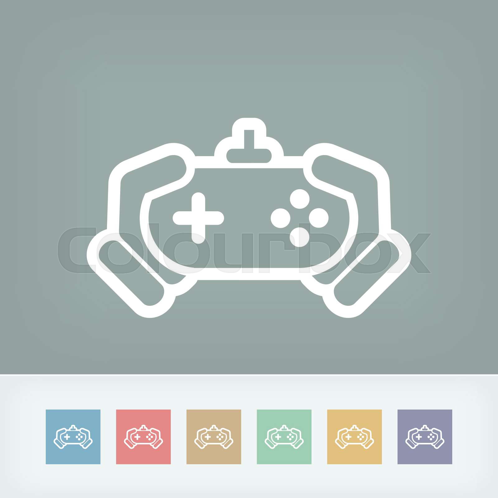 Joypad icon | Stock vector | Colourbox
