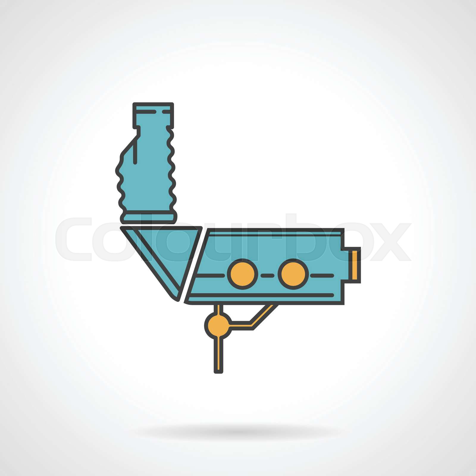 Colposcope flat vector icon | Stock vector | Colourbox